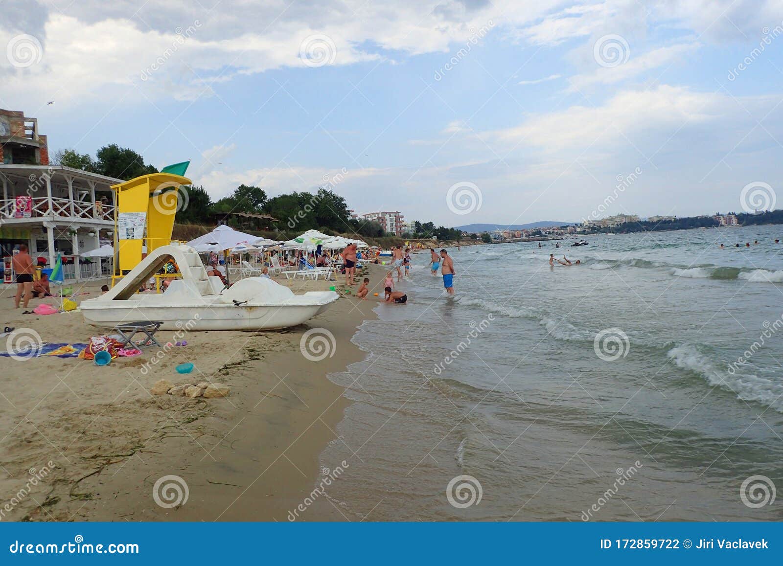 Beach At The Ravda Village Editorial Photo | CartoonDealer.com #172859593