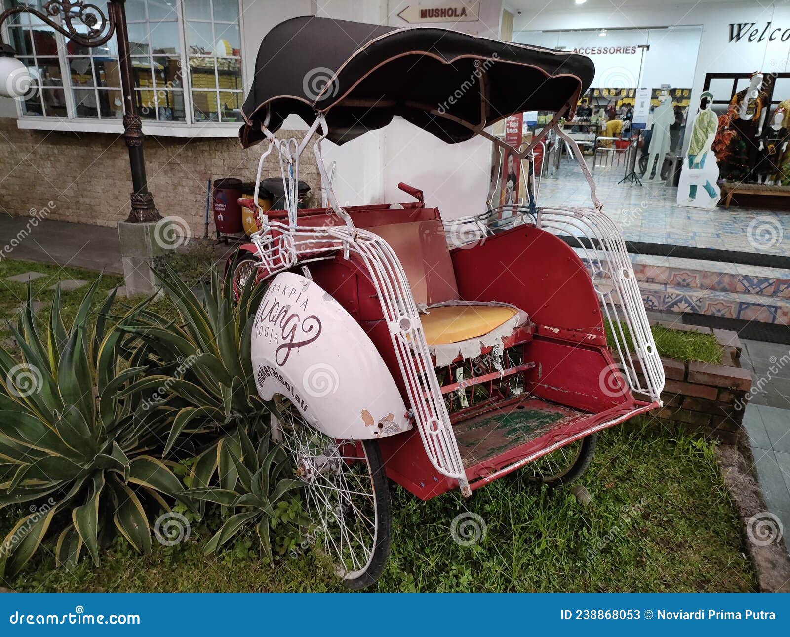 Becak, the Name for Conventional Means of Transportation in Indonesia ...