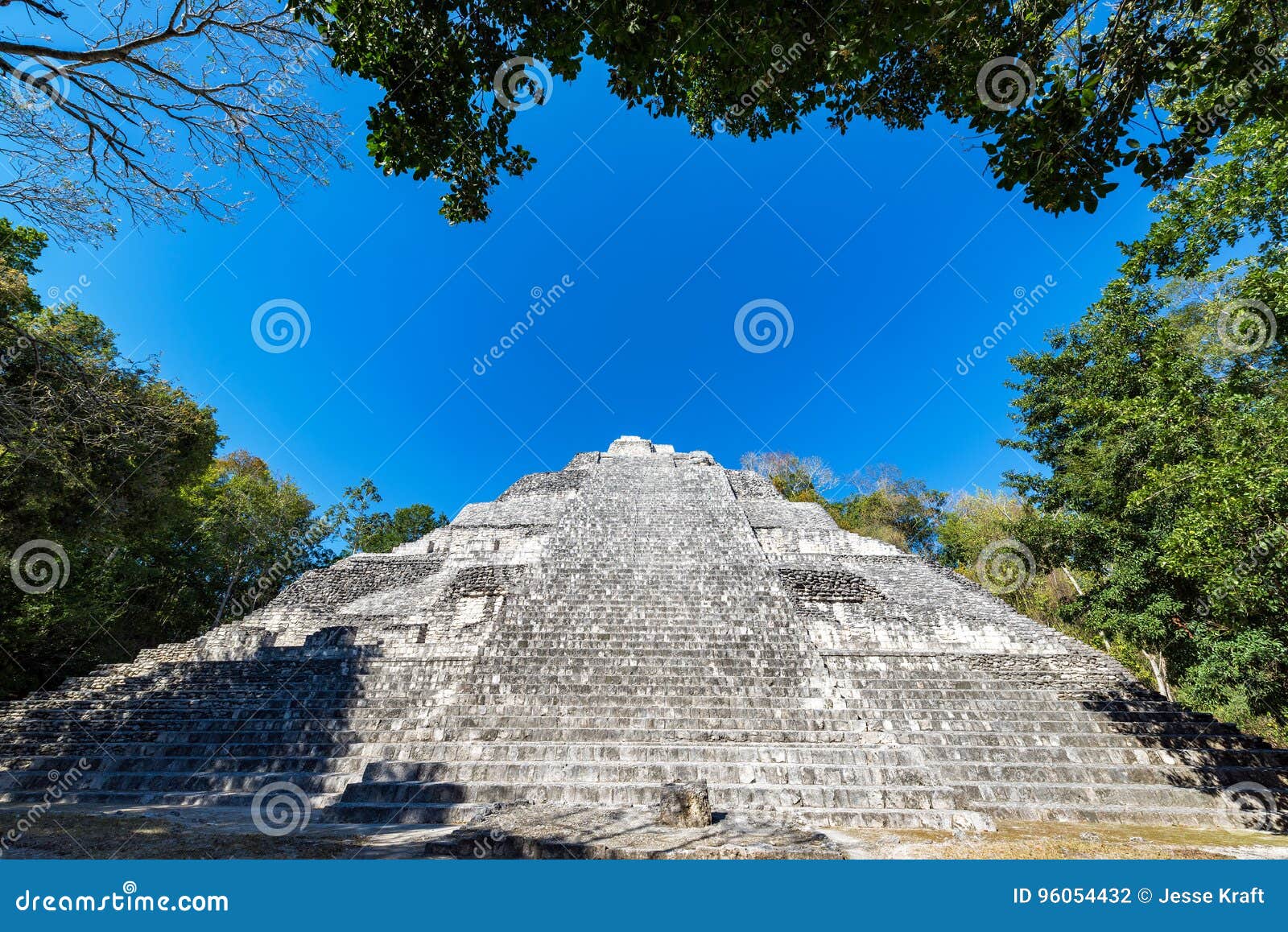 Becan Maya Temple In The Yucatan, Mexico. Stock Photo | CartoonDealer ...