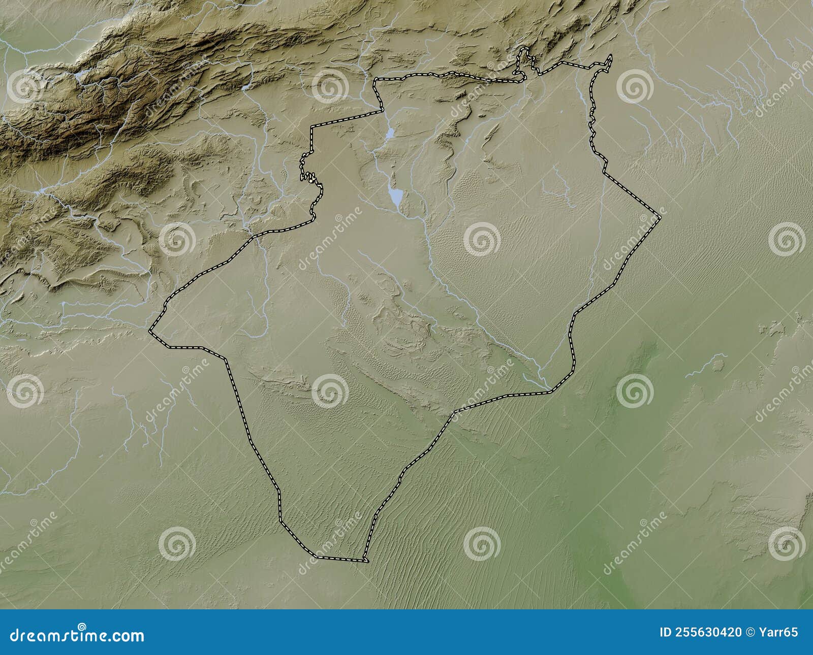 Bechar, Algeria. Wiki. No Legend Stock Illustration - Illustration of ...
