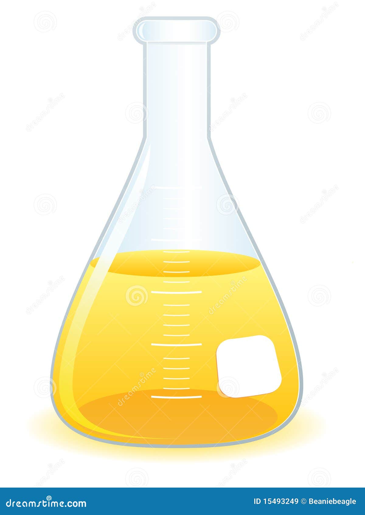 Becher ENV De Laboratoire De La Science Illustration de Vecteur ...