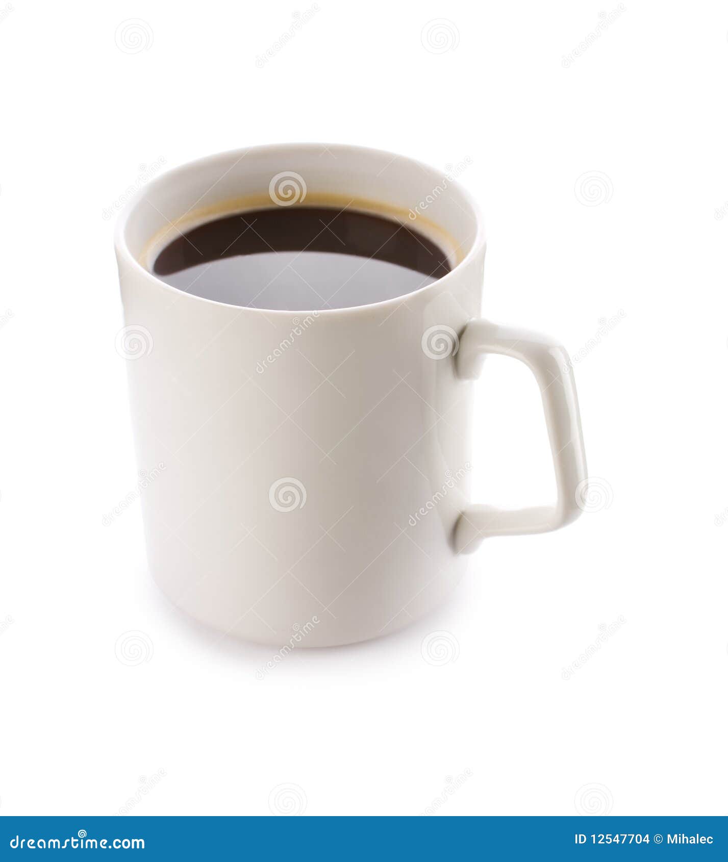 Becher mit Kaffee stockfoto. Bild von frische, aufwecken - 12547704