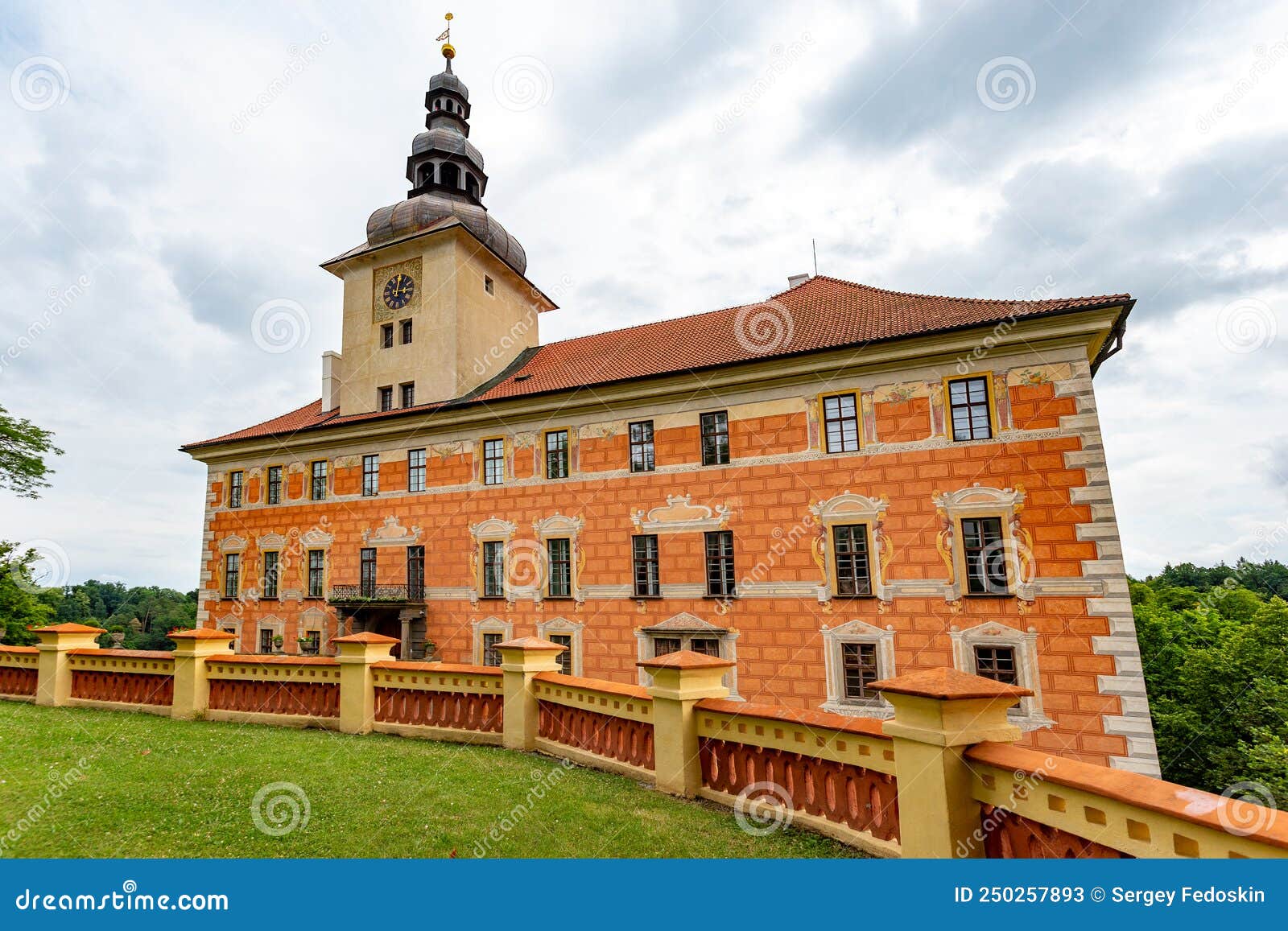 Bechyne Castle in South Bohemia Stock Image - Image of historical ...