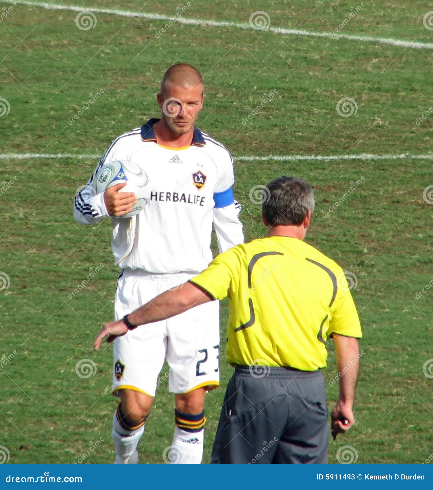 A Referee Holds The Official Basket Game Ball During A Turkish Airlines ...
