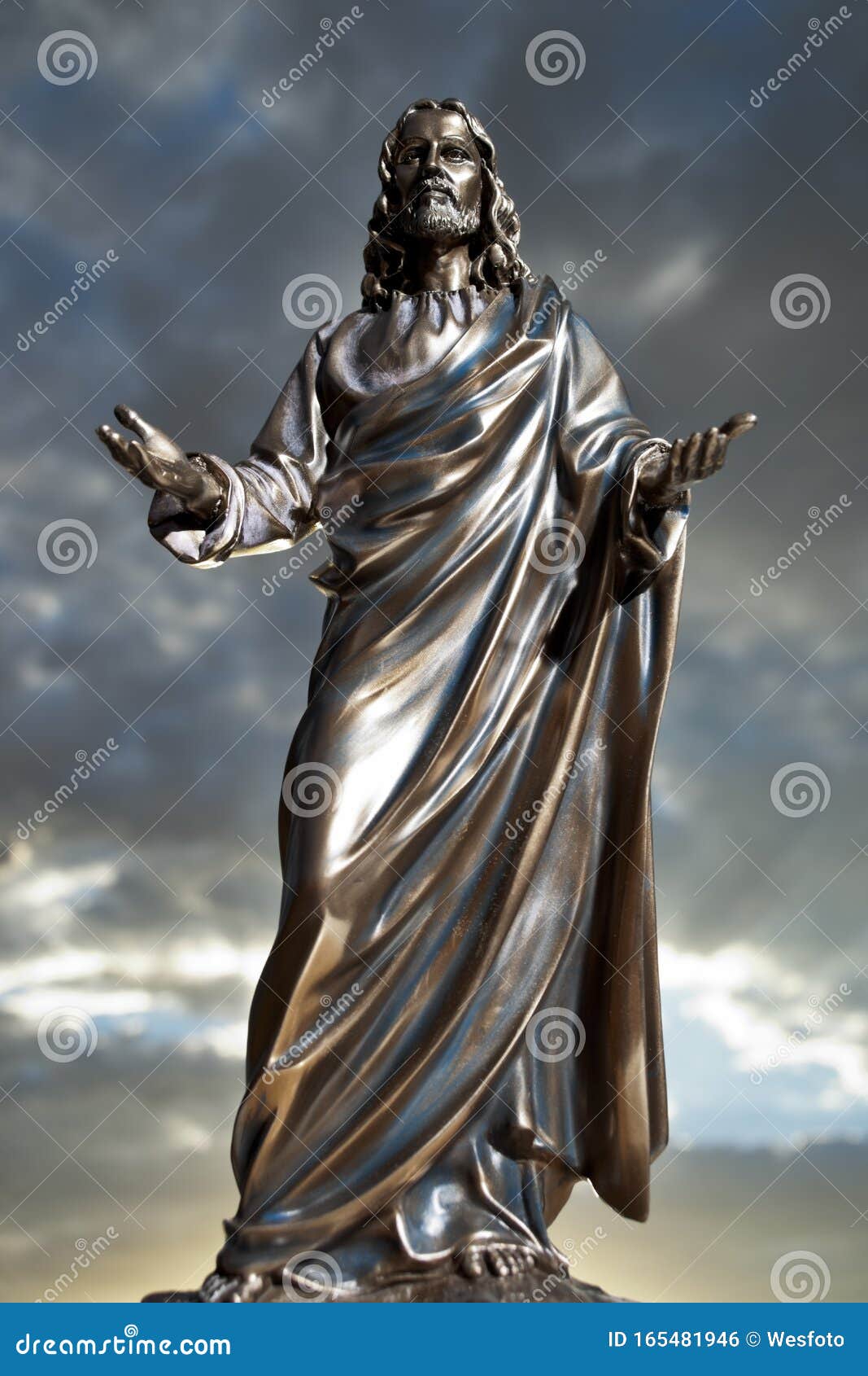 Beckoning Christ stock photo. Image of small, beckoning - 165481946