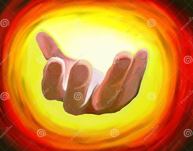 Beckoning hand stock illustration. Illustration of anatomy - 1377943