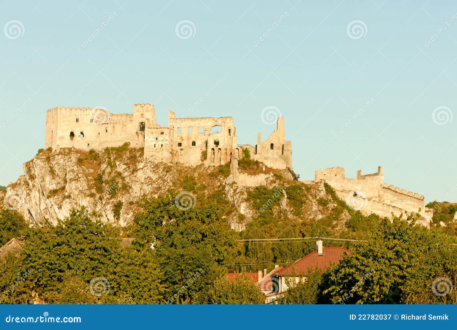 Beckov Castle stock image. Image of historic, exteriors - 22782037