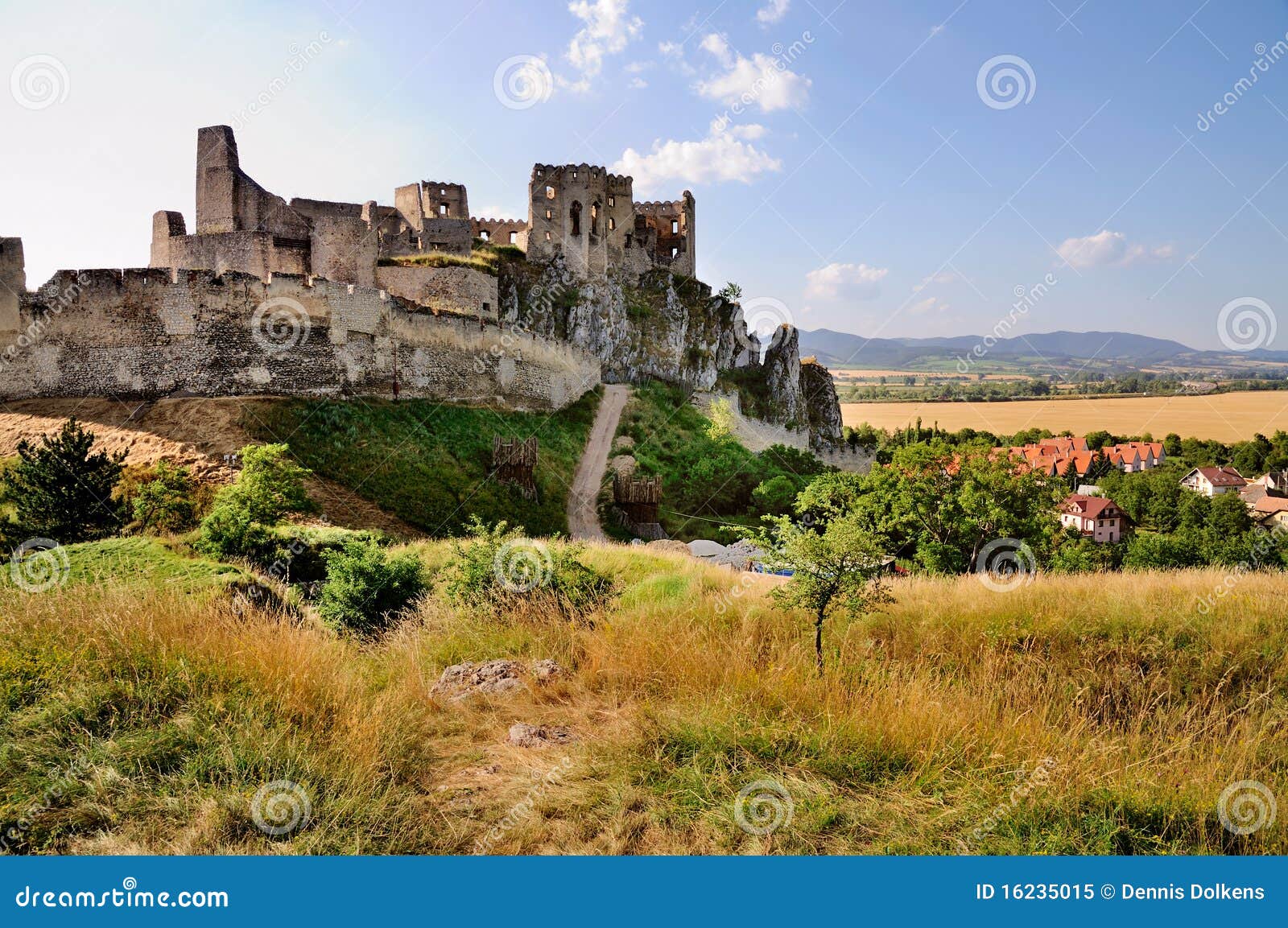 Beckov Castle, Slovakia stock image. Image of walls, landmark - 16235015