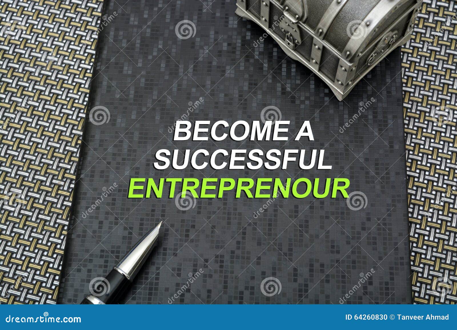 Become a Successful Entrepreneur Book Cover Stock Photo - Image of ...
