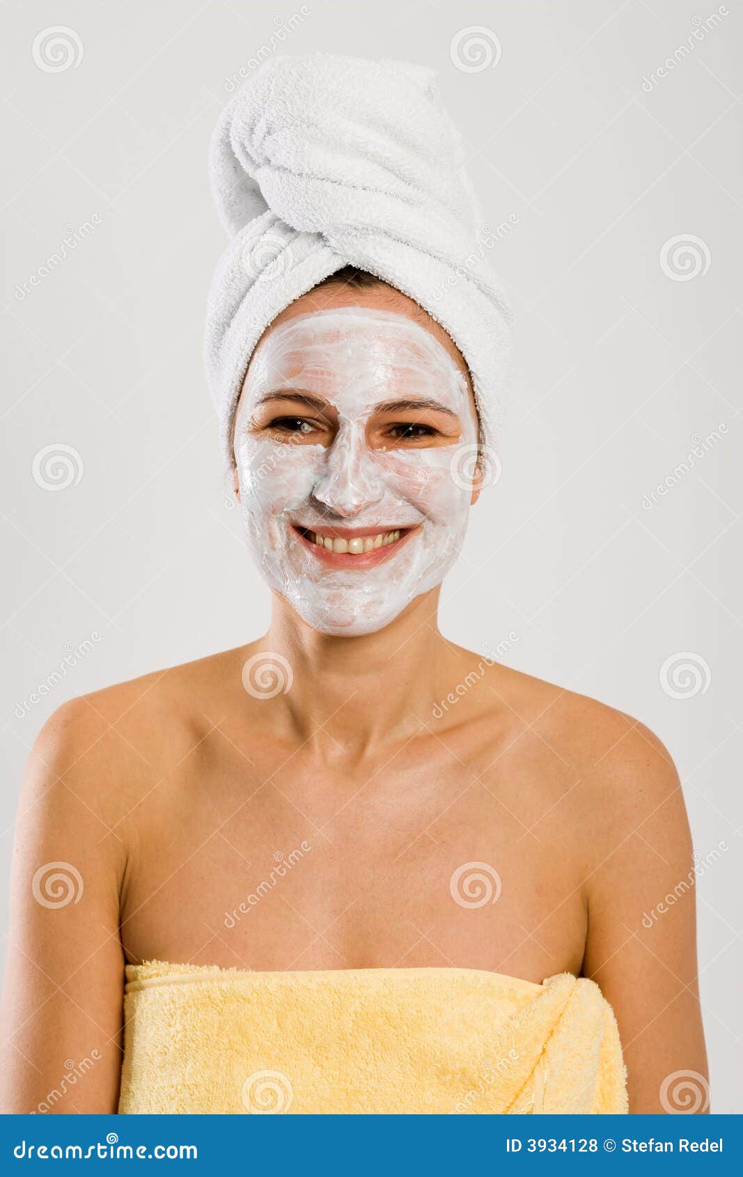 Becoming beautiful stock photo. Image of portrait, terry - 3934128