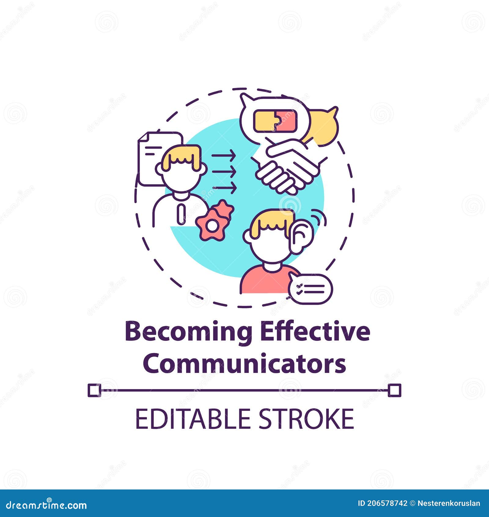 Becoming Effective Communicators Concept Icon Royalty-Free Illustration ... Becoming Effective Communicators Concept Icon Royalty-Free Illustration ...