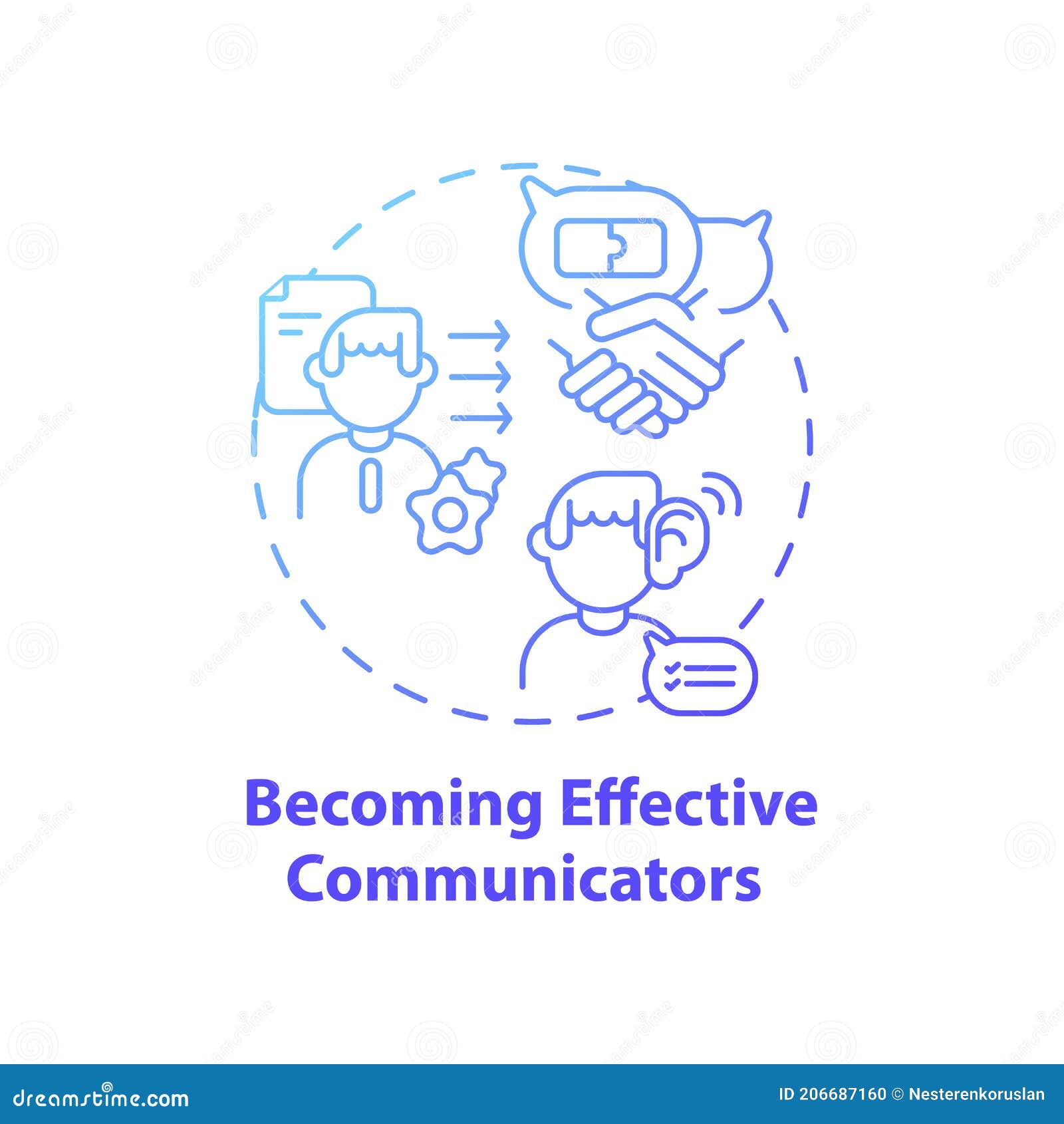 Becoming Effective Communicators Concept Icon Royalty-Free Illustration ... Becoming Effective Communicators Concept Icon Royalty-Free Illustration ...