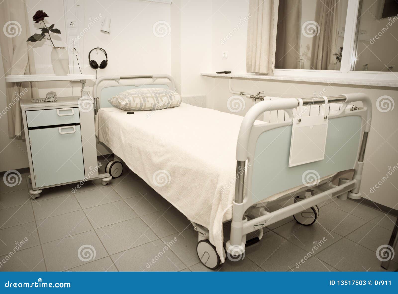 Bed stock image. Image of health, equipment, clean, ambulatory - 13517503