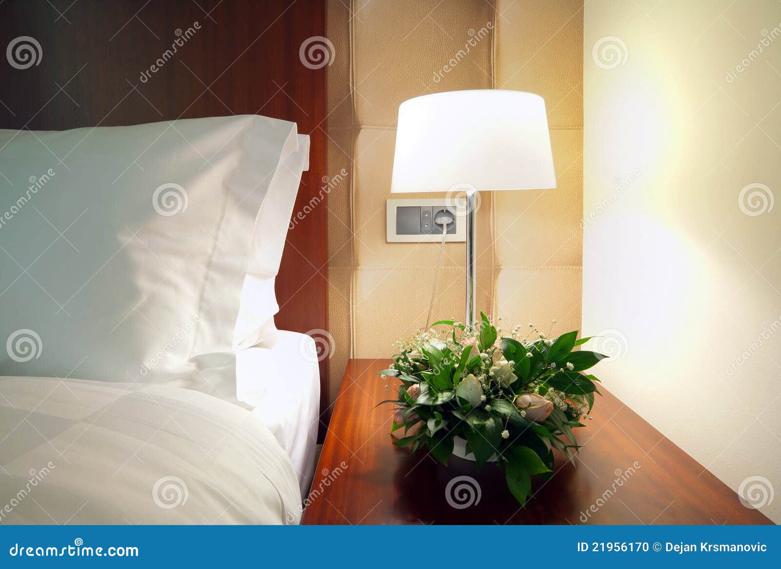 Beside bed stock photo. Image of light, sheets, style - 21956170