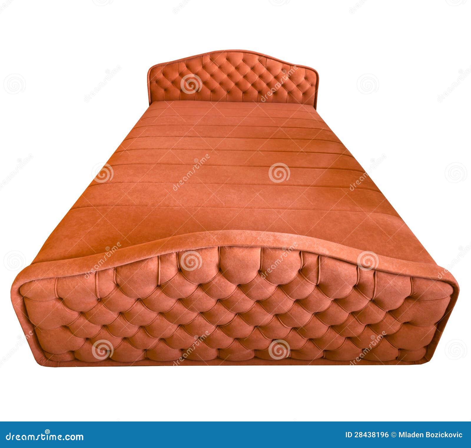 Bed stock photo. Image of comfortable, simple, isolated - 28438196