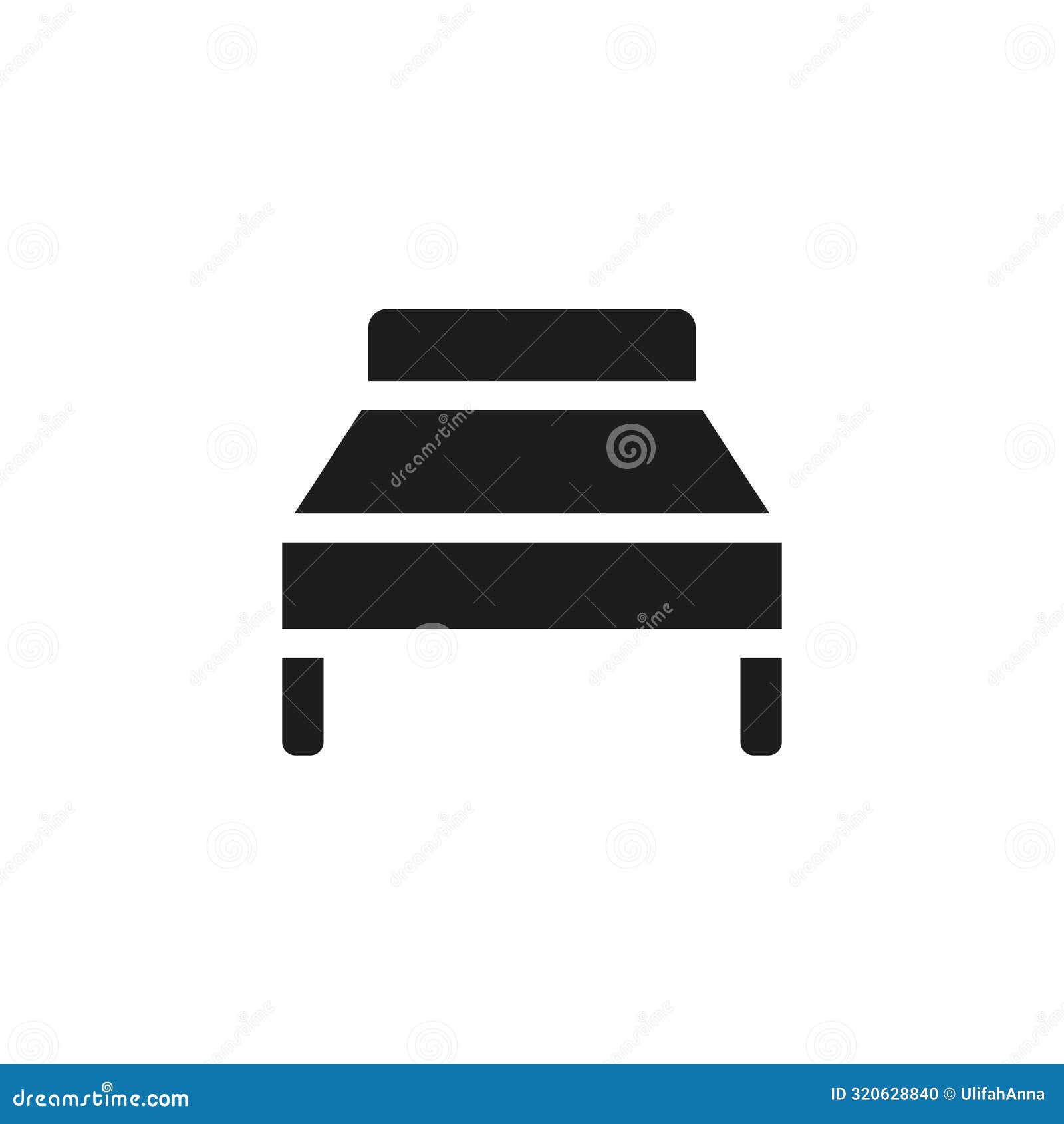 Bed Icon Vector Design Templates Simple and Modern Stock Vector ...