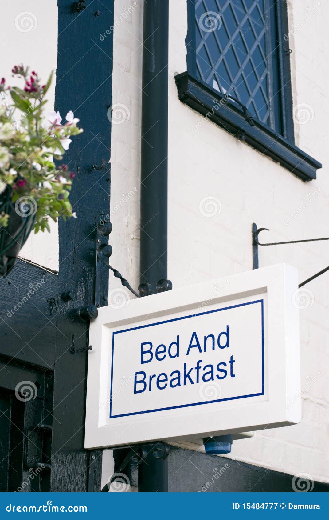 Bed and breakfast sign stock image. Image of motel, stay - 15484777