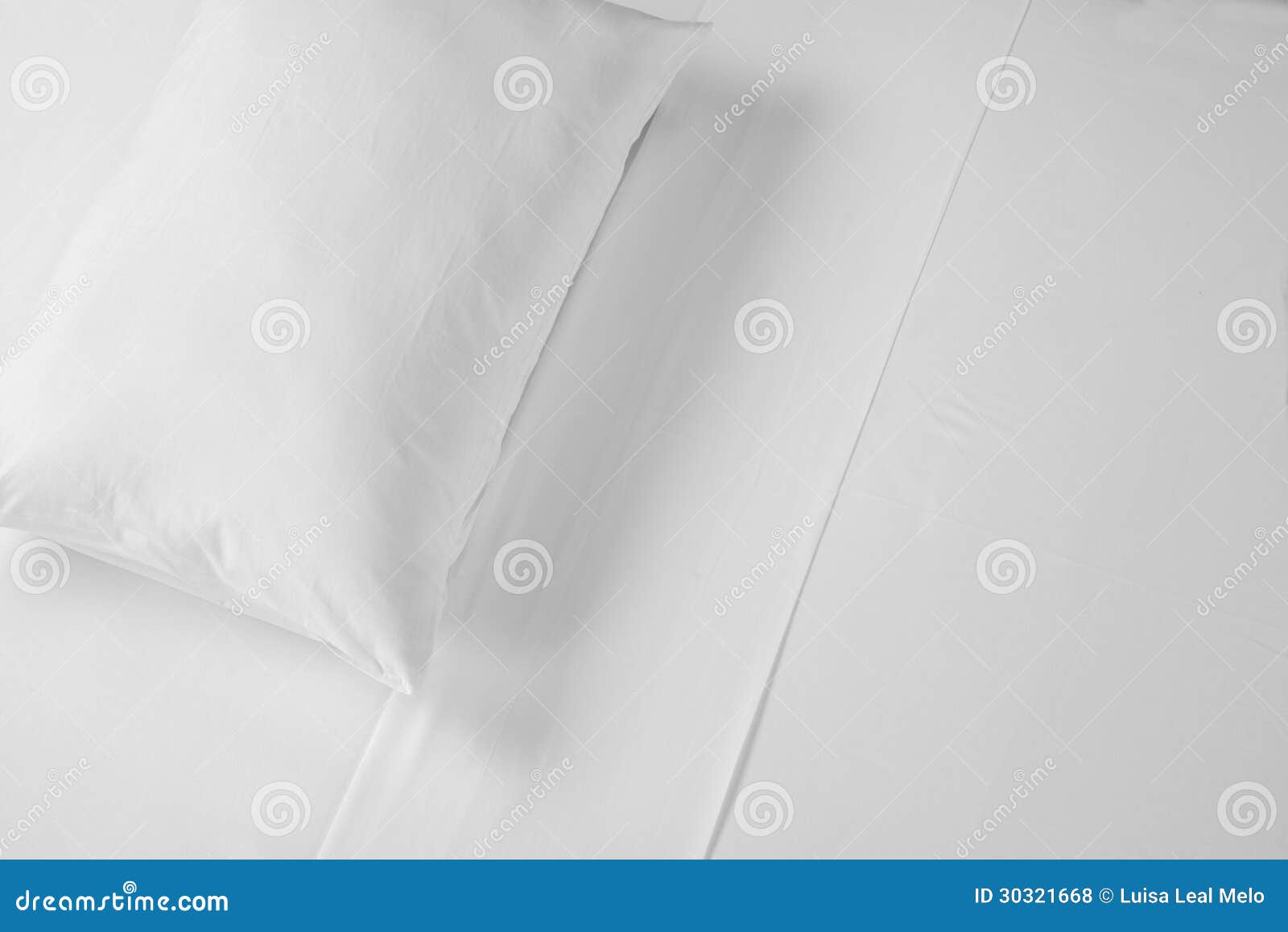 Bed close up. stock photo. Image of bedding, neat, case - 30321668