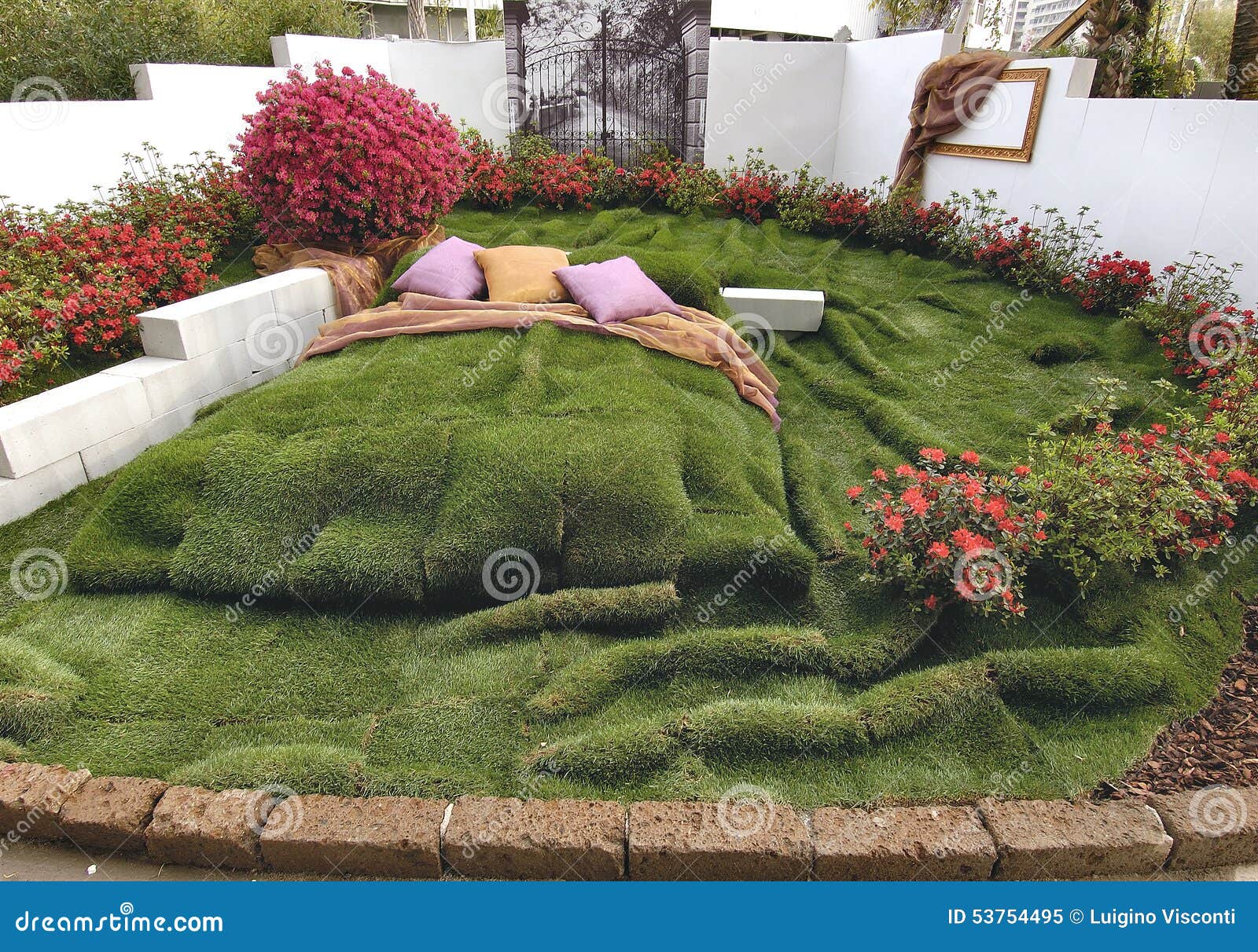 Bed of grass stock image. Image of natural, healthy, nature - 53754495