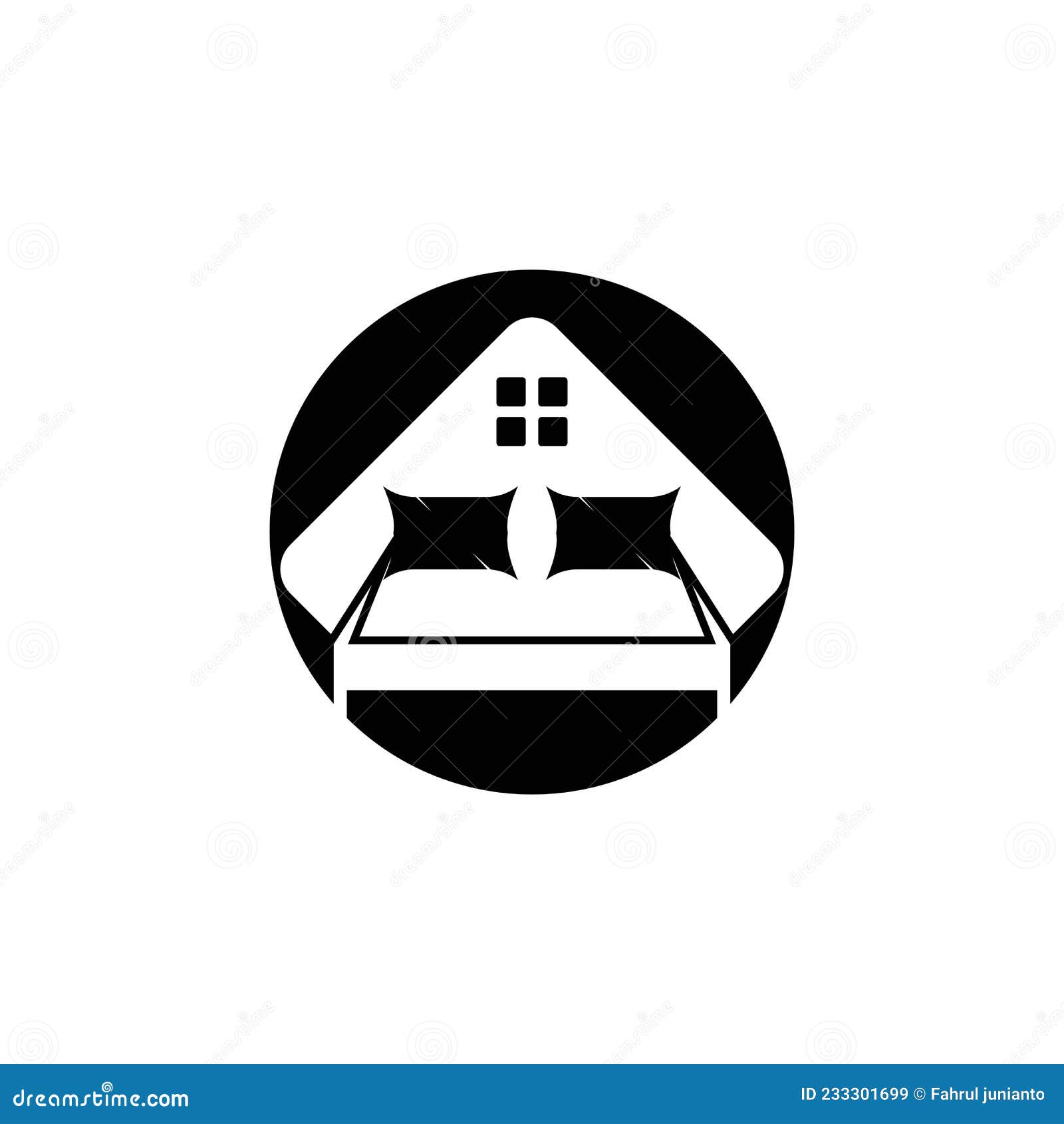 Bed Icon and Symbol Vector Template Illustration Stock Illustration ...