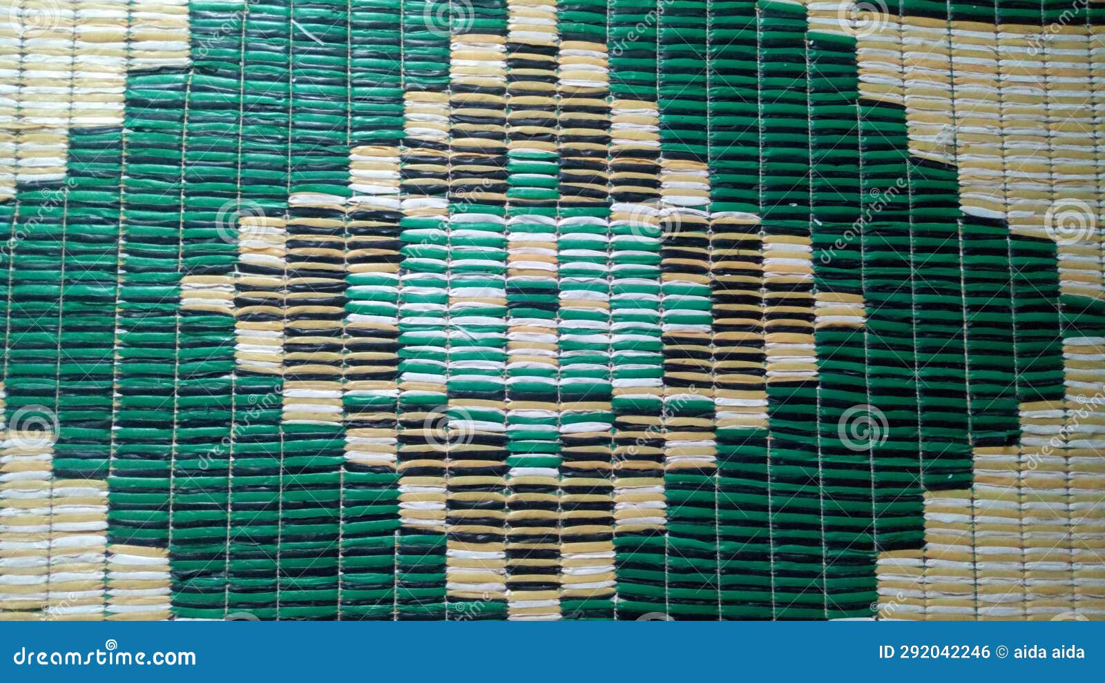 Bed Mat Made of Plastic Used in Hot Areas Stock Photo - Image of ...