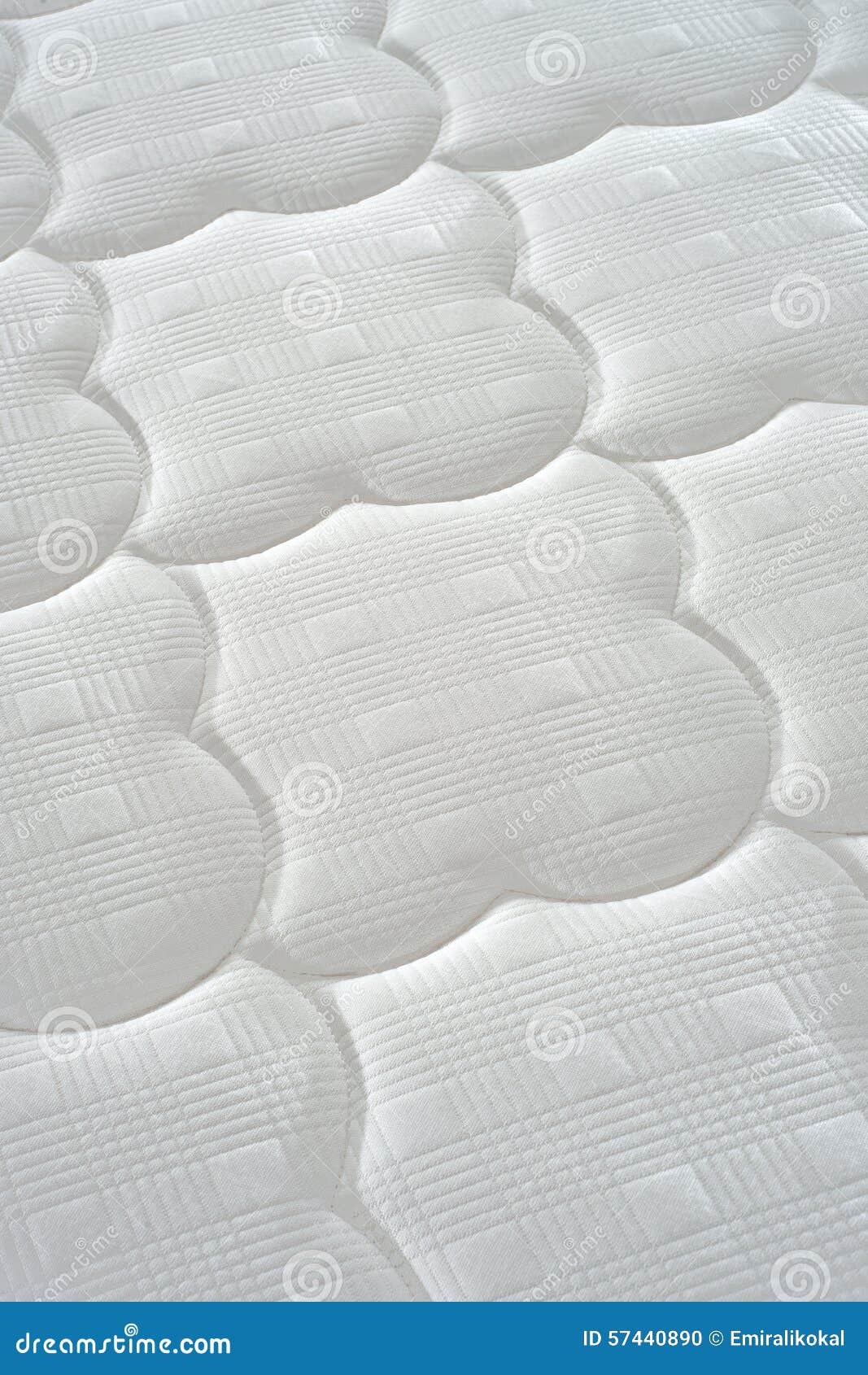 Bed Mattress close up stock photo. Image of view, luxury - 57440890