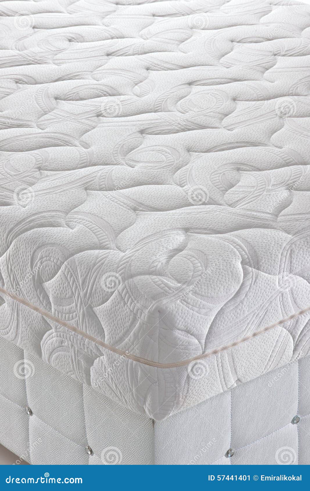 Bed Mattress close up stock image. Image of softness - 57441401