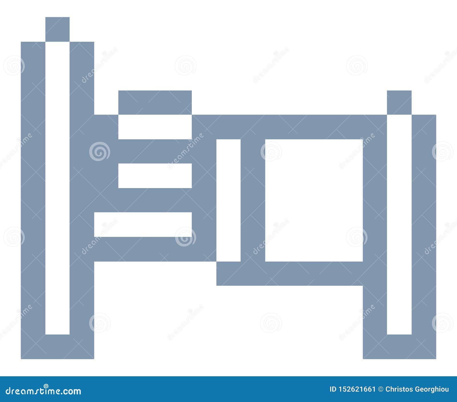 Bed Pixel 8 Bit Video Game Art Icon Stock Vector - Illustration of game ...