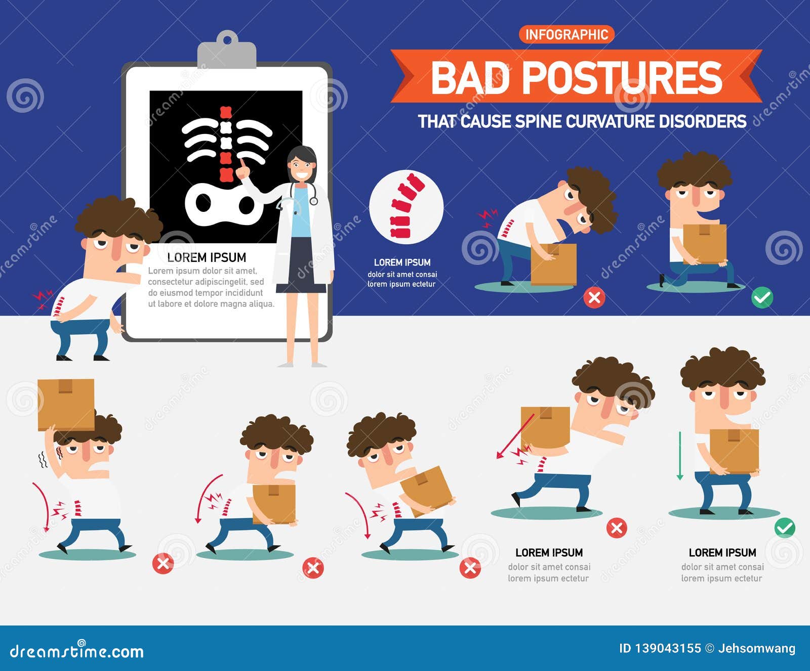 Bed positions infographic stock vector. Illustration of infographic ...