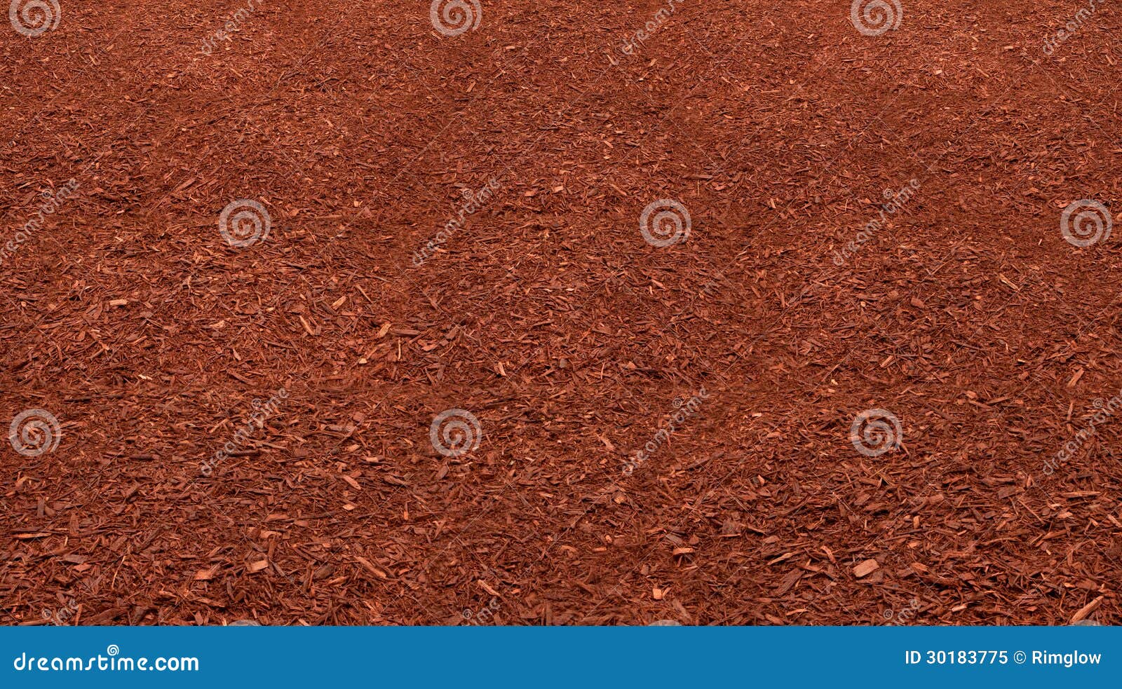 Red Mulch Bed stock image. Image of material, texture - 30183775