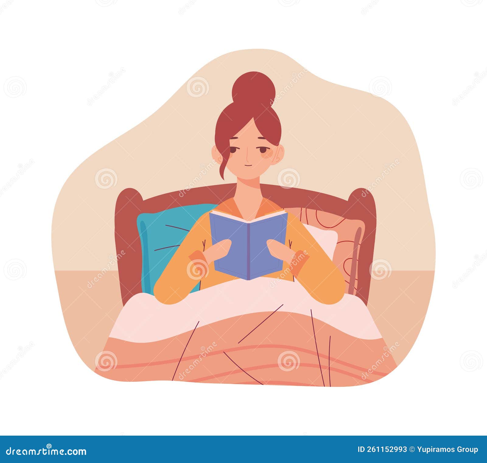 Daily Routine Of A Woman Set. Isolated Vector Illustration In Cartoon ...
