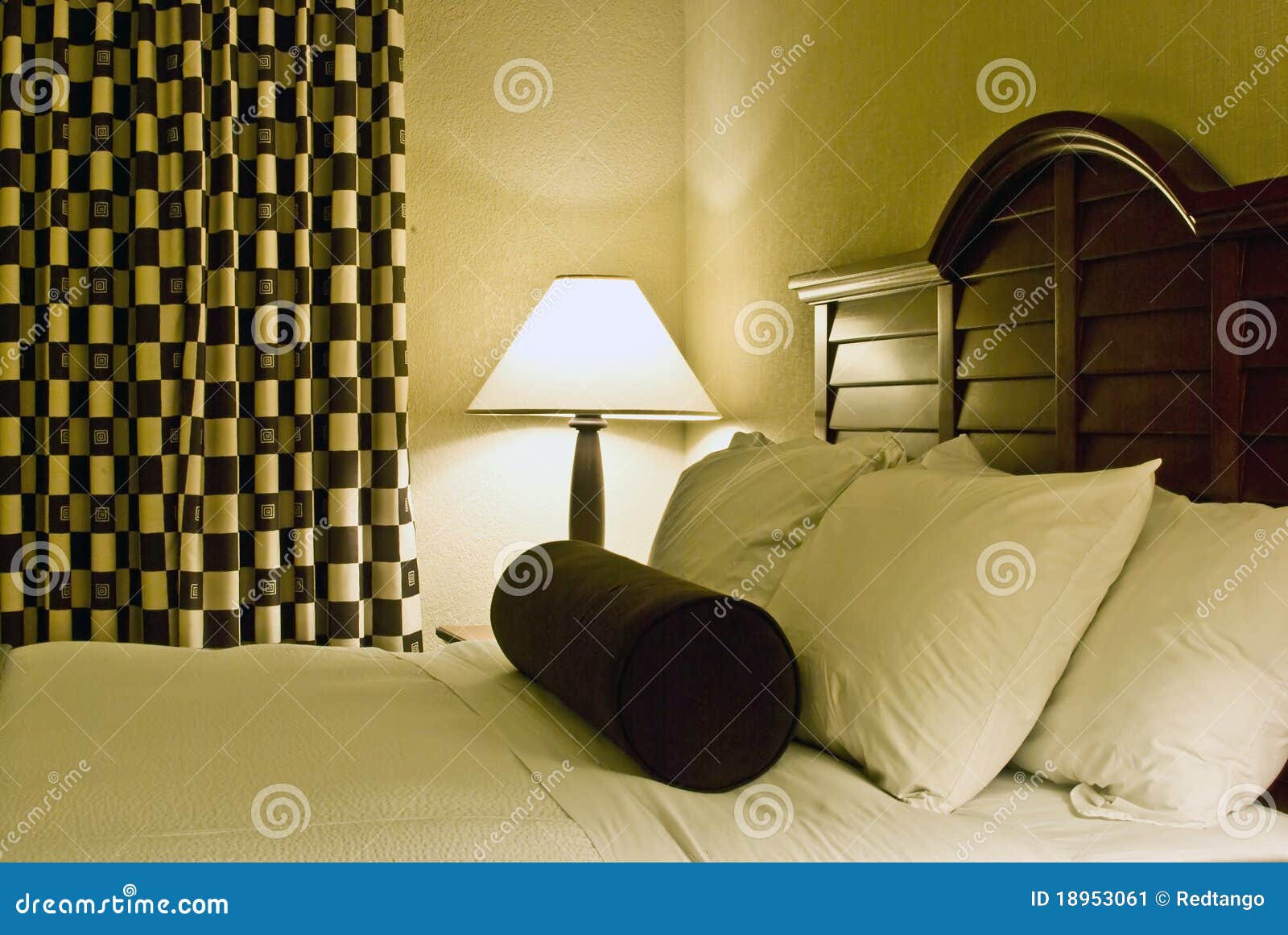 Bed settings stock image. Image of pillows, mattress - 18953061