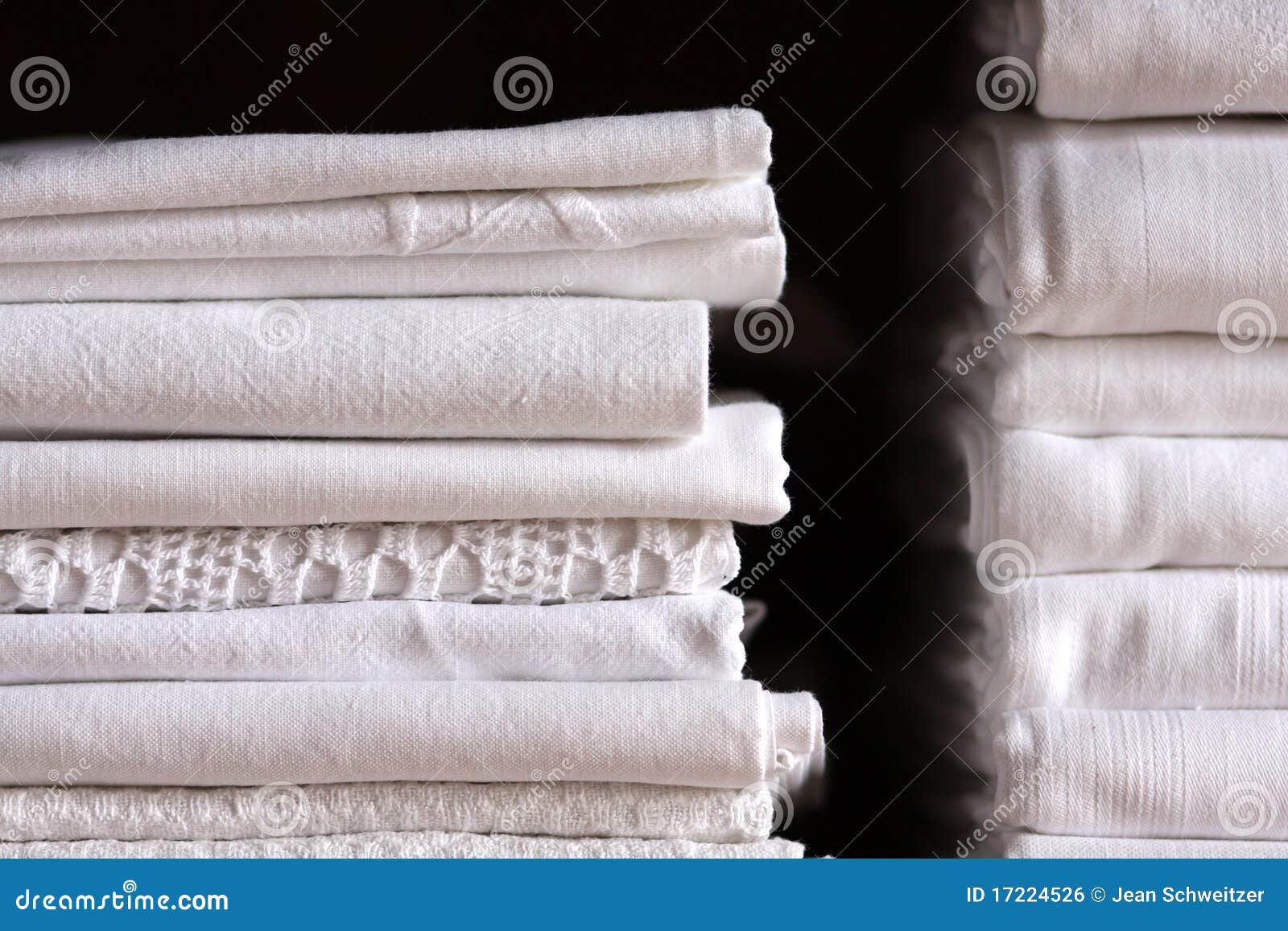 Bed sheet pile stock photo. Image of bedsheet, stacks - 17224526