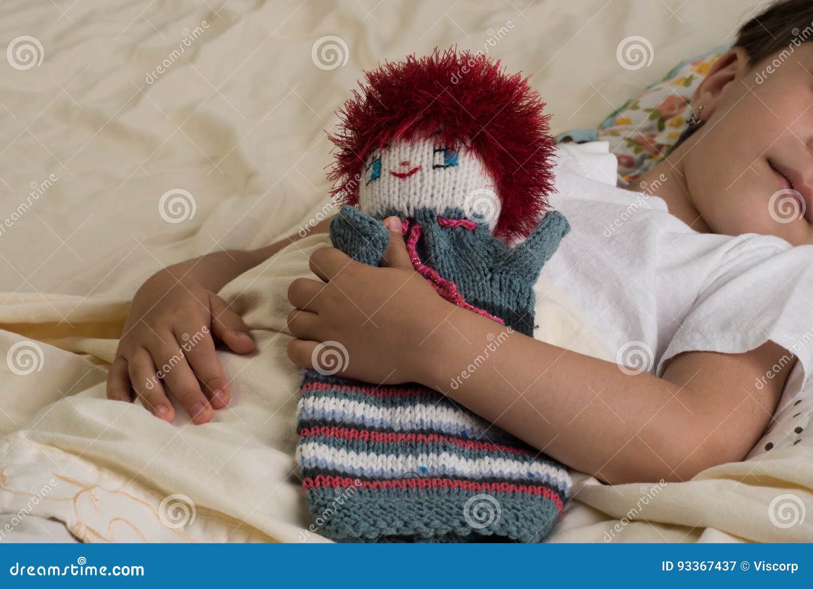 Bed time stock image. Image of female, pink, beautiful - 93367437