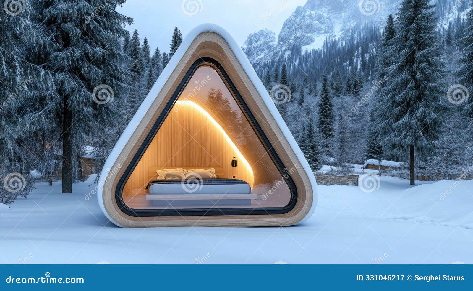 Triangular Shaped Rock In Beigua National Geopark Stock Photography ...