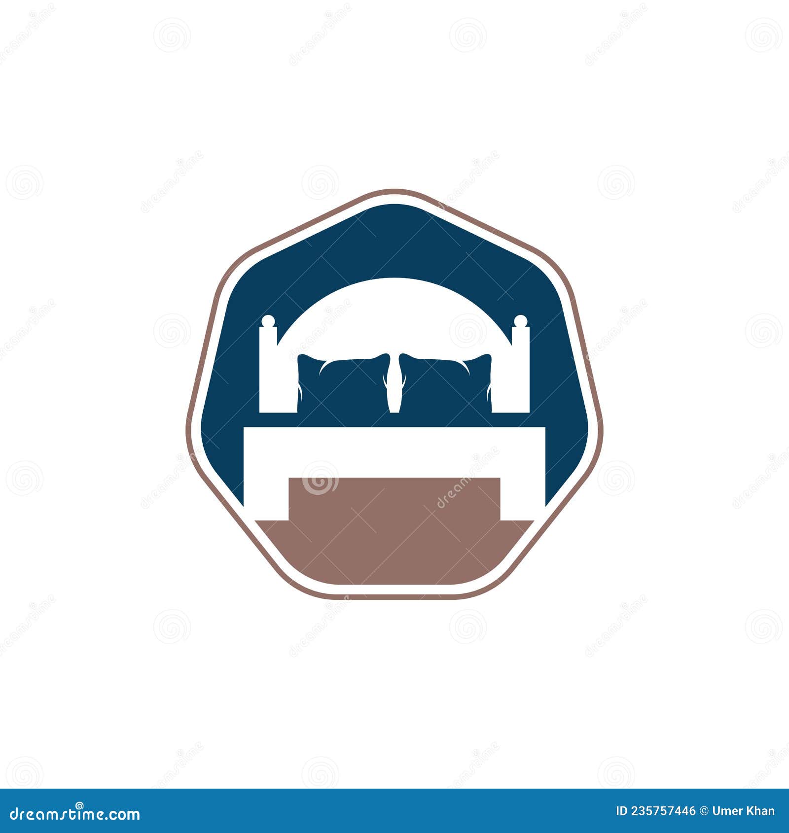 Bed Vector Logo Design. Bed Store Icon Logo Stock Vector - Illustration ...