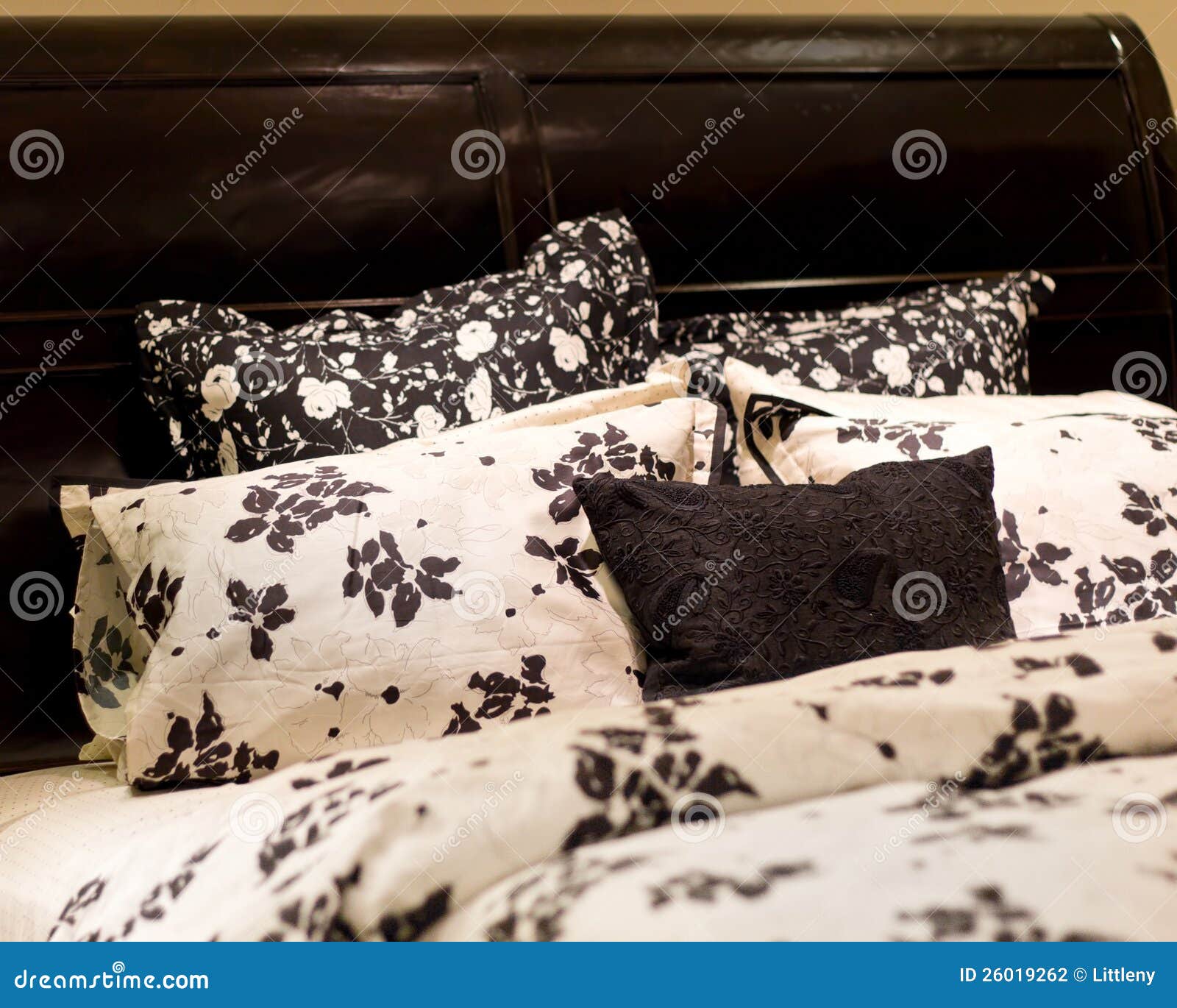 Bedding stock photo. Image of mattress, pillows, bedroom - 26019262