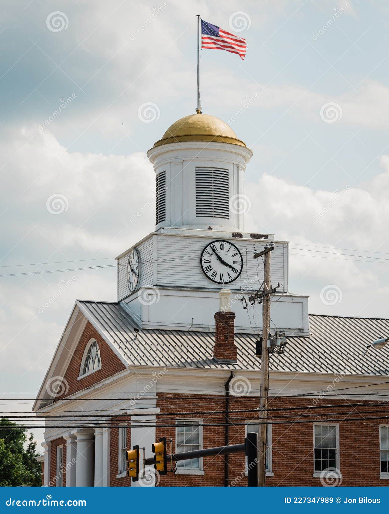 Bedford County Courthouse, in Downtown Bedford, Pennsylvania Stock ...