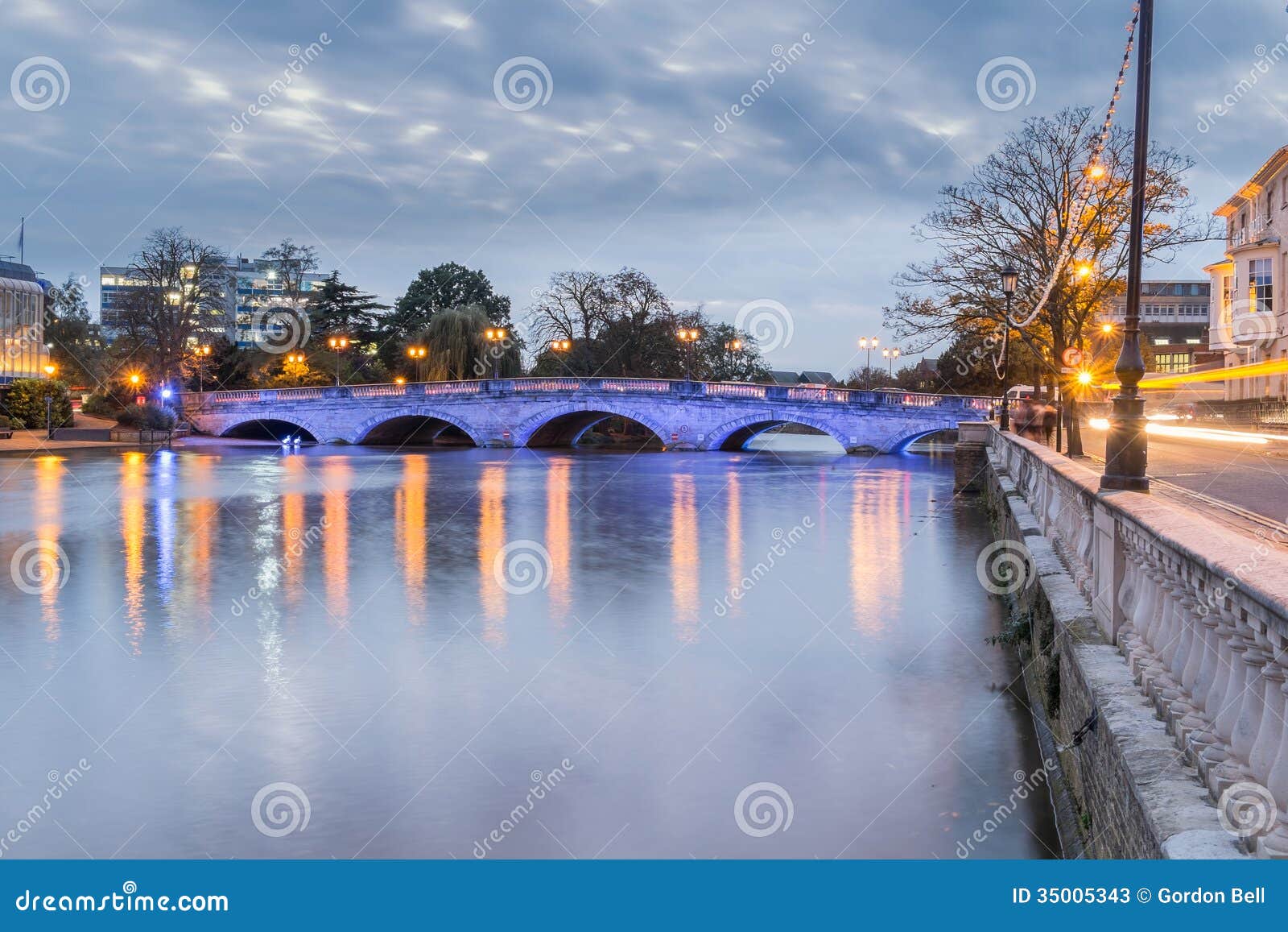 Bedford in England stock image. Image of ouse, autumn - 35005343