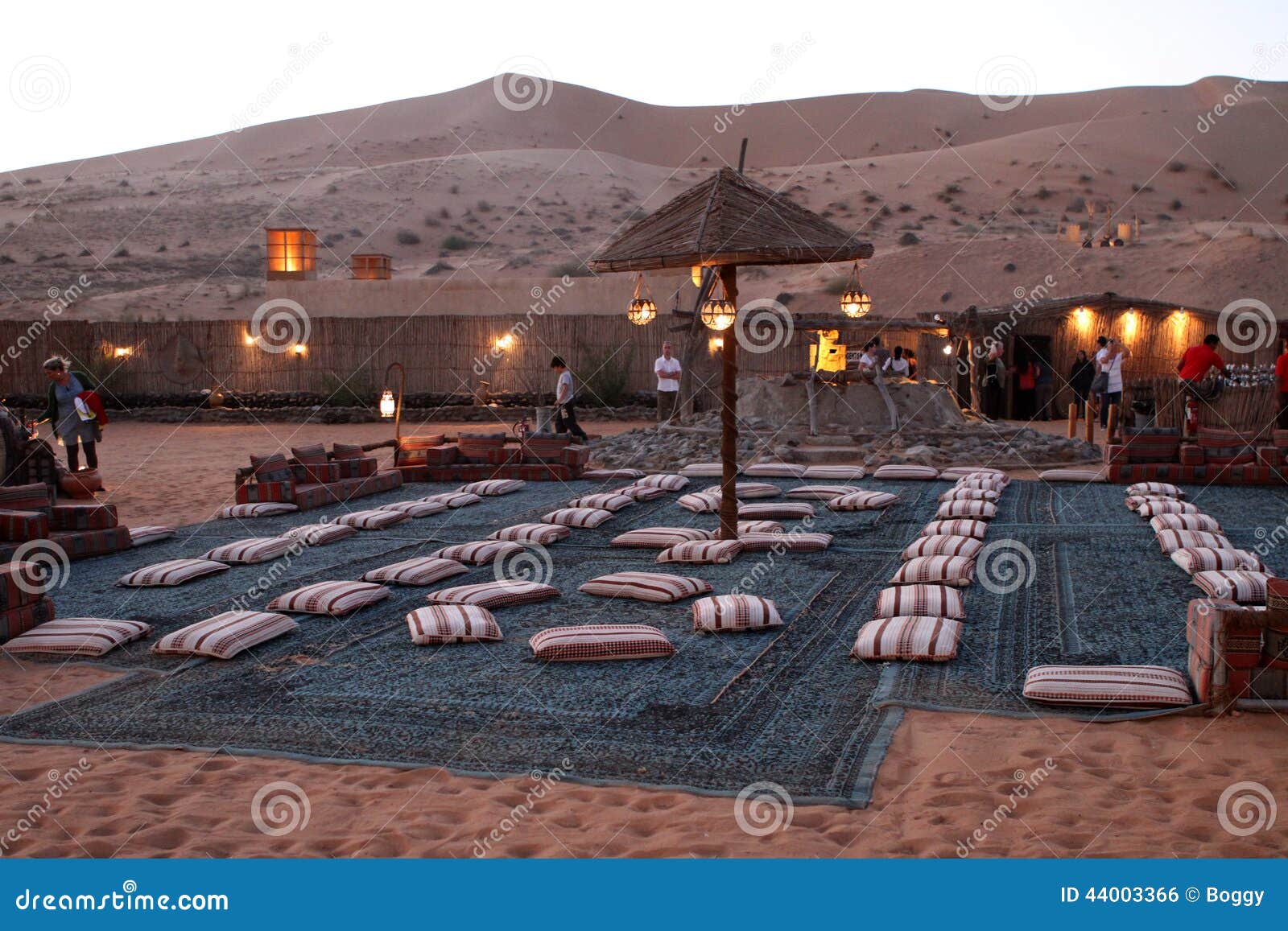 Bedouin Village In Egyptian Desert. Safari In The Desert. Royalty-Free ...