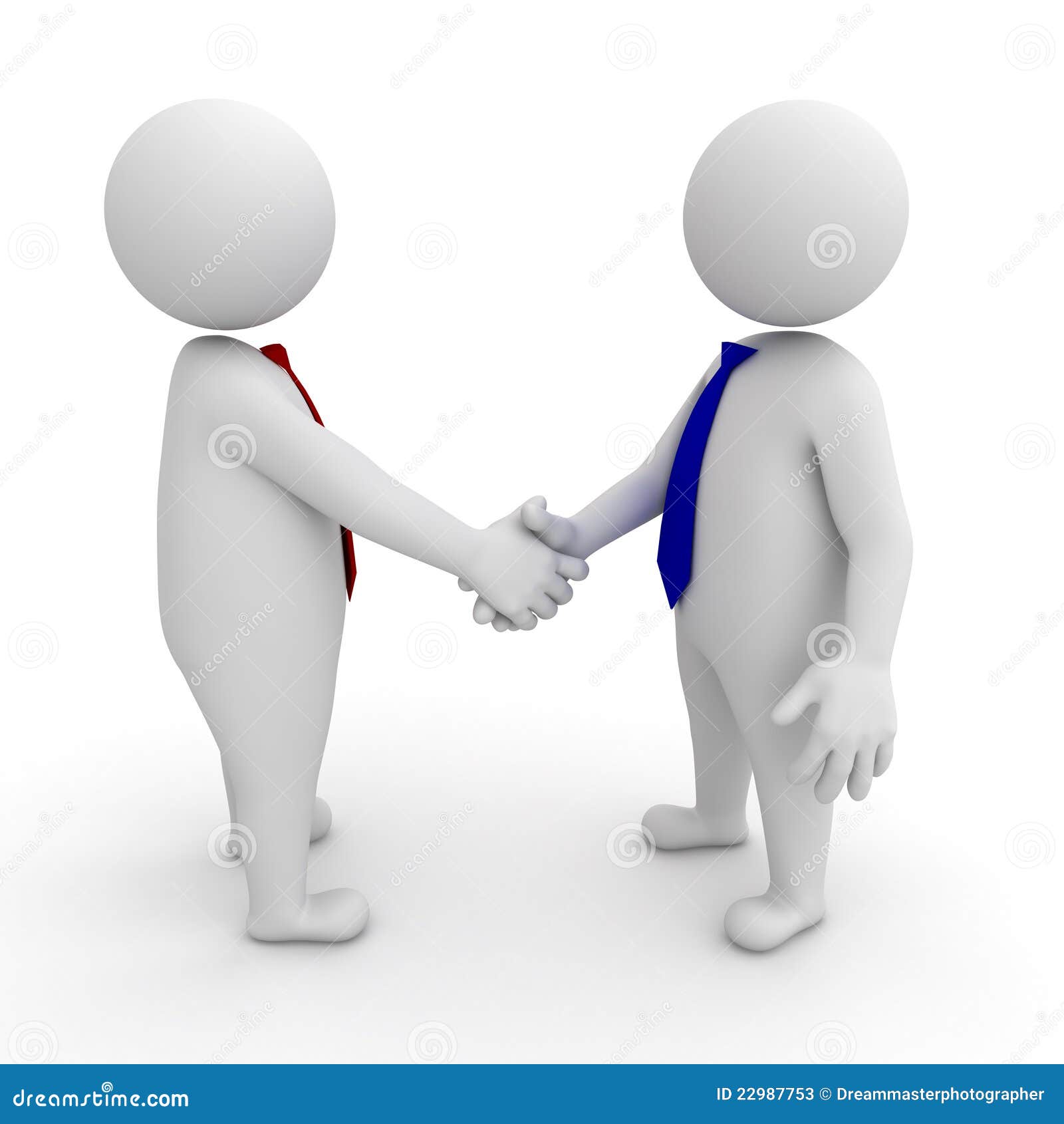 Bedrijfs Mensen Die Handen Schudden Stock Illustratie - Illustration of ...