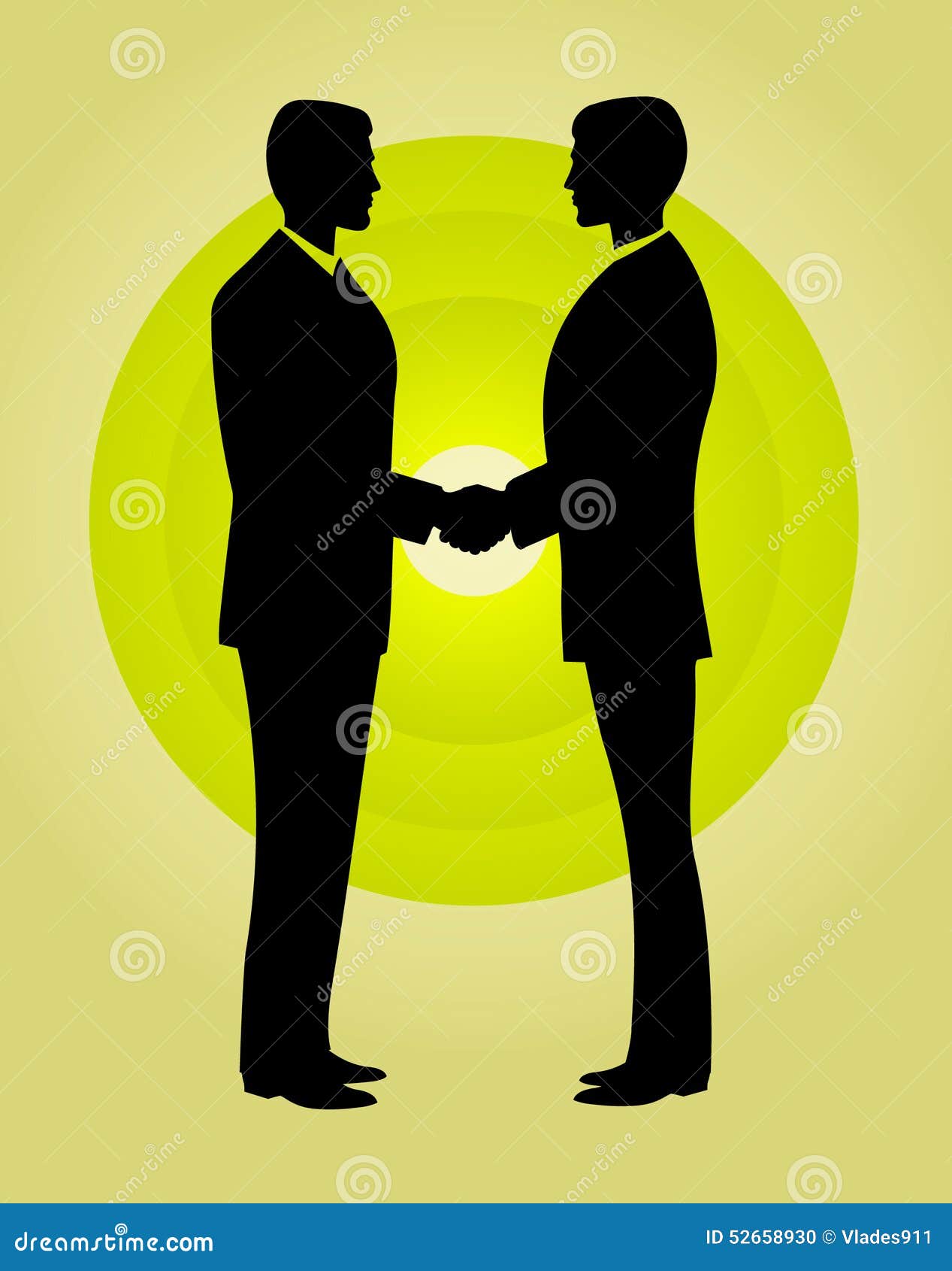 Bedrijfs Mensen Die Handen Schudden Vector Illustratie - Illustration ...