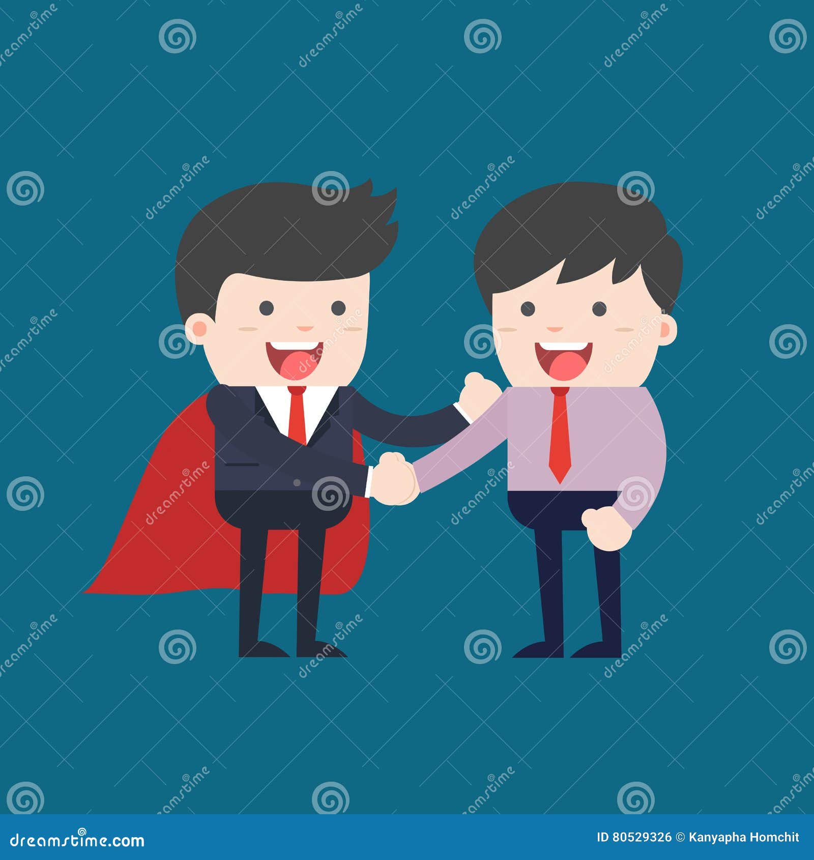 Bedrijfs Mensen Die Handen Schudden Vector Illustratie - Illustration ...