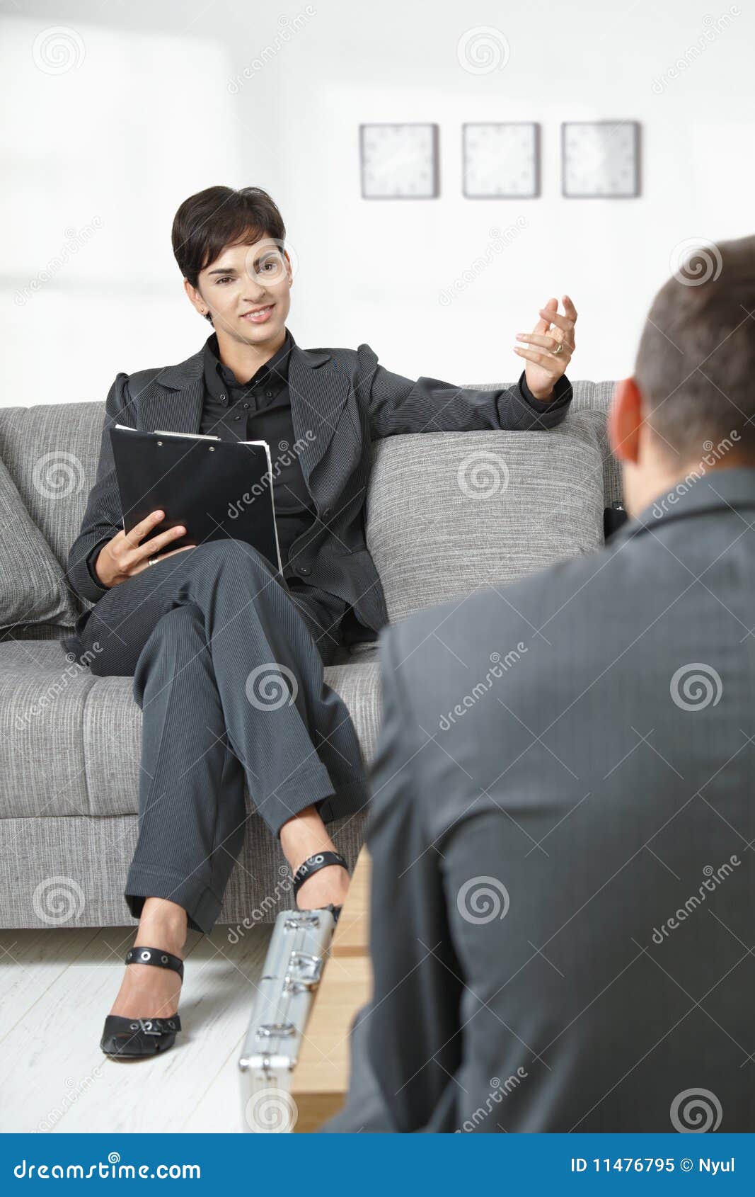 Bedrijfs overleg stock afbeelding. Image of kaukasisch - 11476795