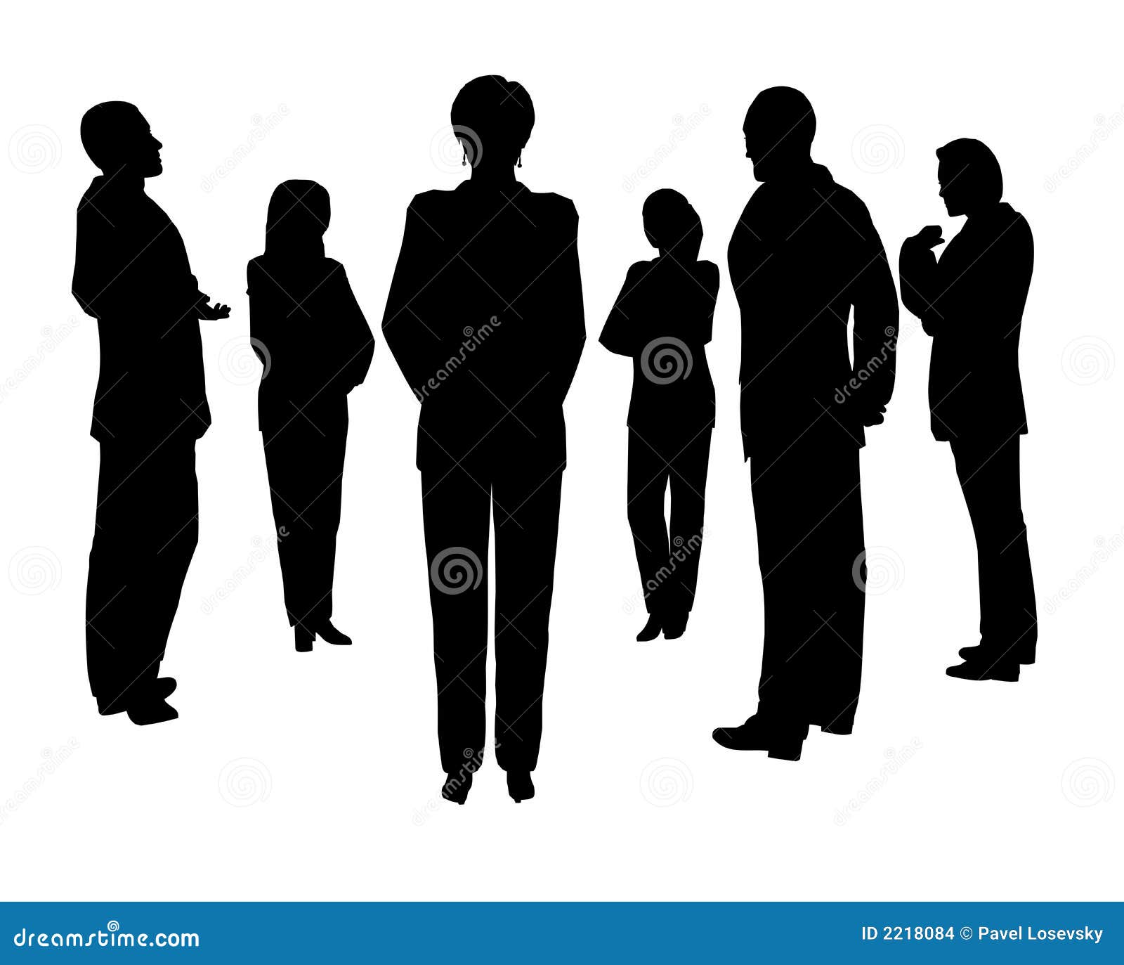 Bedrijfs overleg 2 vector illustratie. Illustration of zaken - 2218084