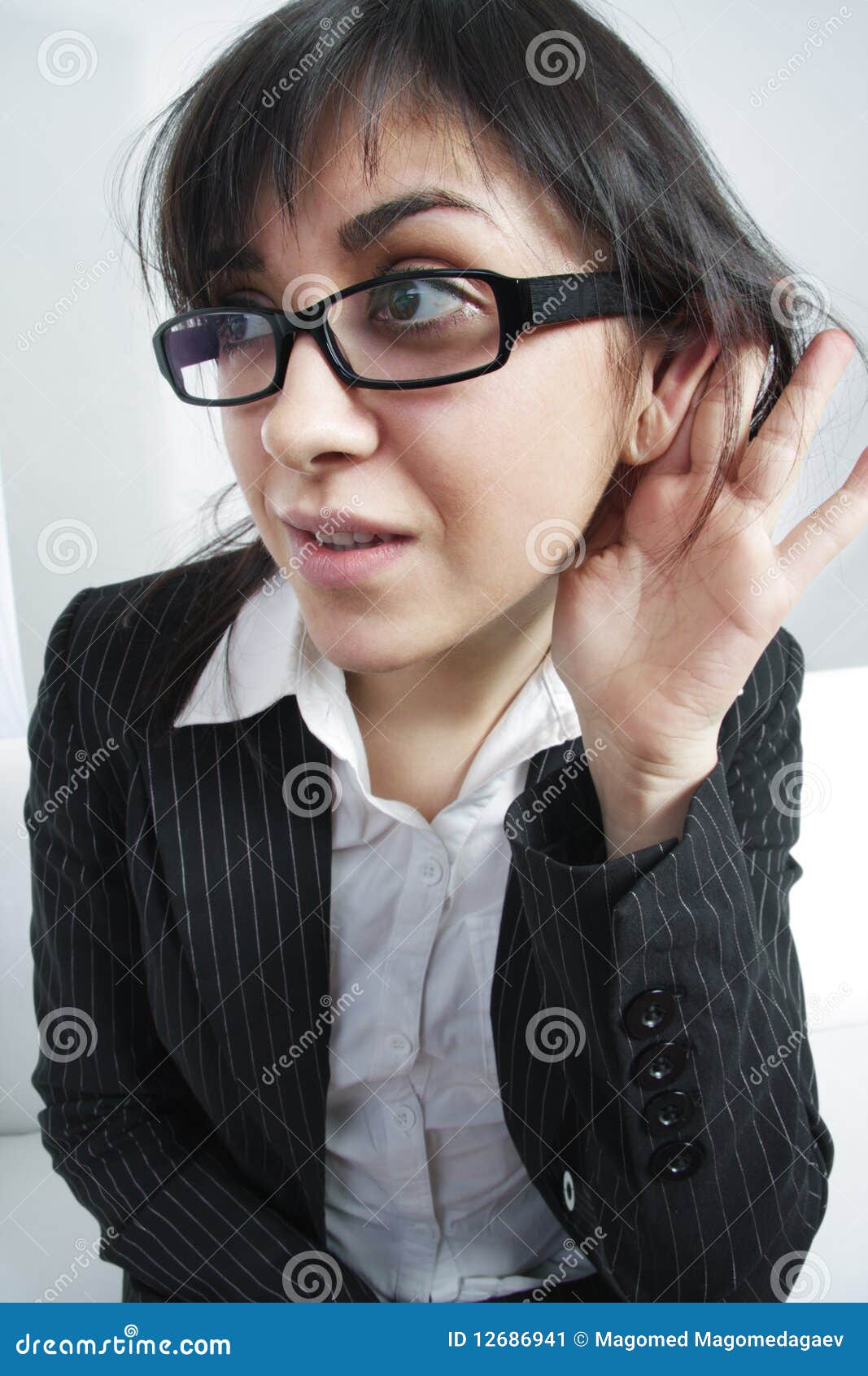 Bedrijfs spionage stock afbeelding. Image of kaukasisch - 12686941