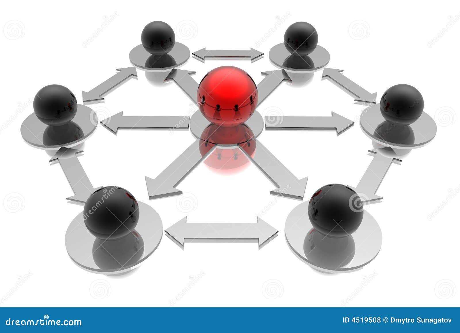 Bedrijfs structuur stock illustratie. Illustration of individueel - 4519508