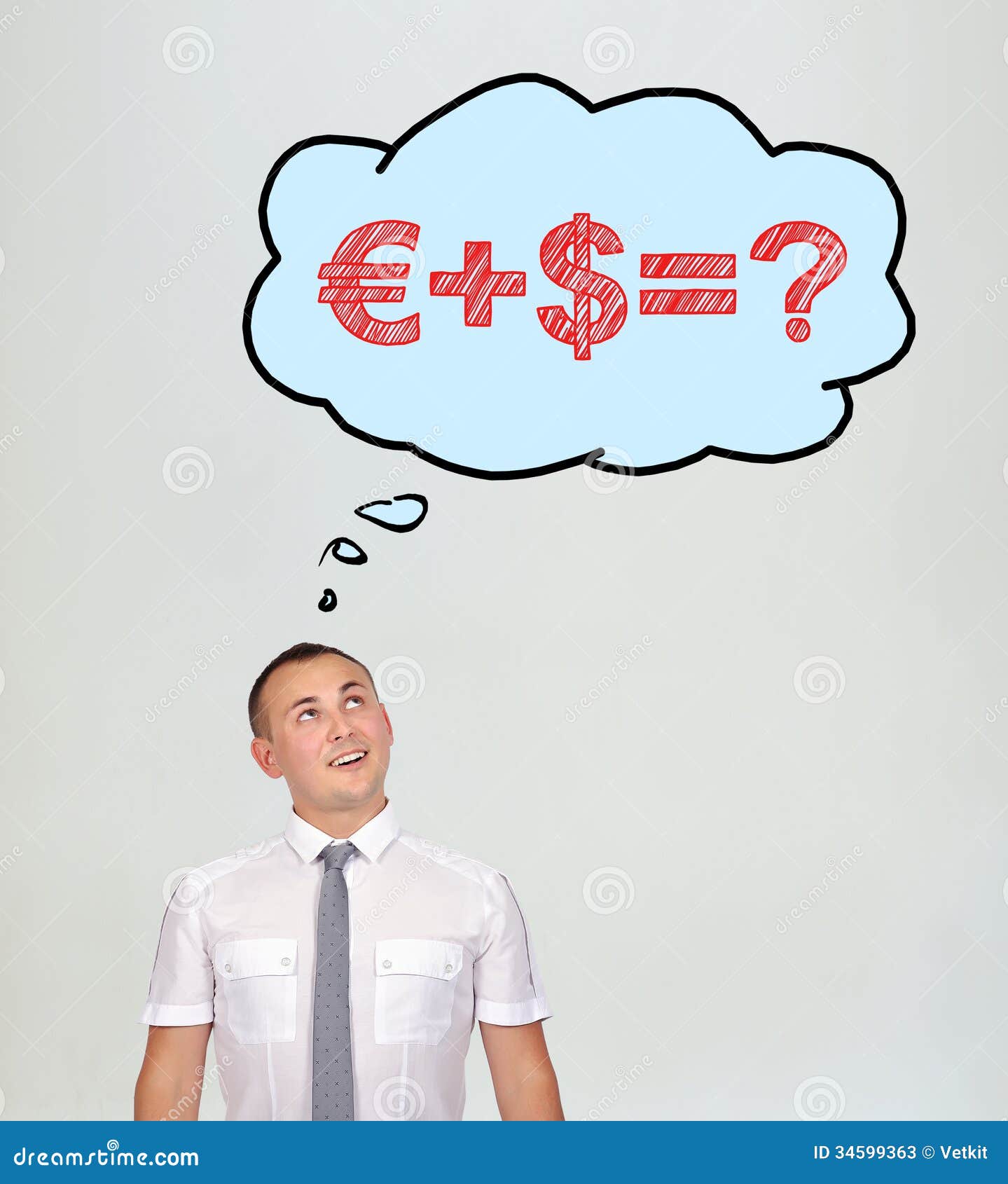 Bedrijfsformule stock afbeelding. Image of dollar, financieel - 34599363