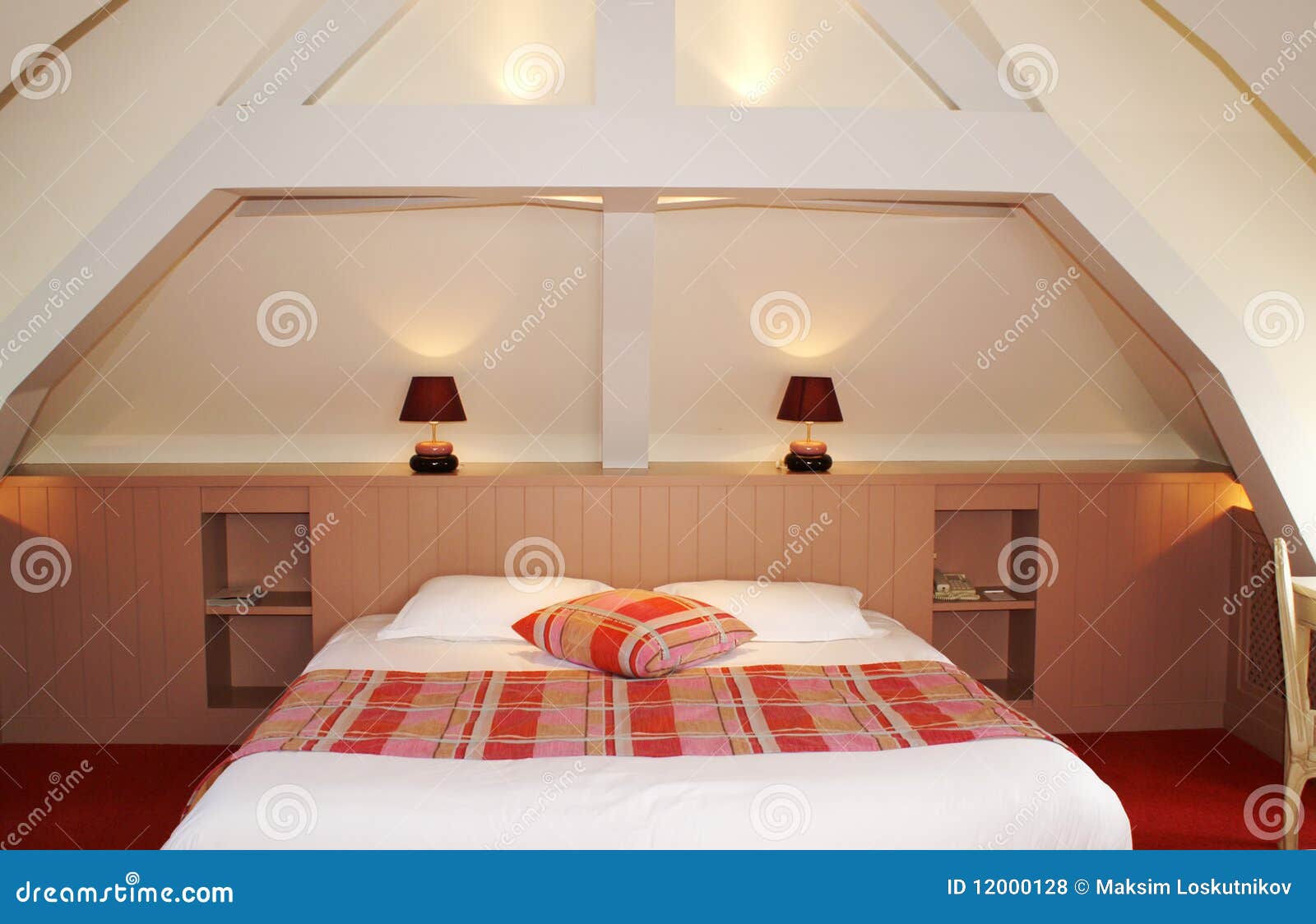 Bedroom stock photo. Image of modern, decoration, business - 12000128