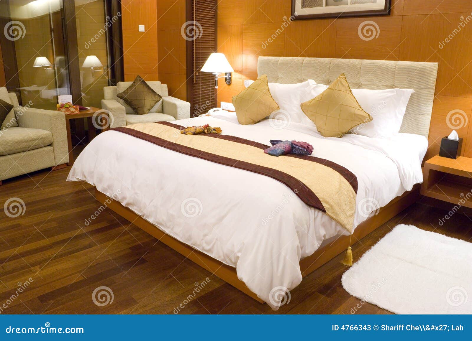 Bedroom stock image. Image of accommodation, light, lamp - 4766343